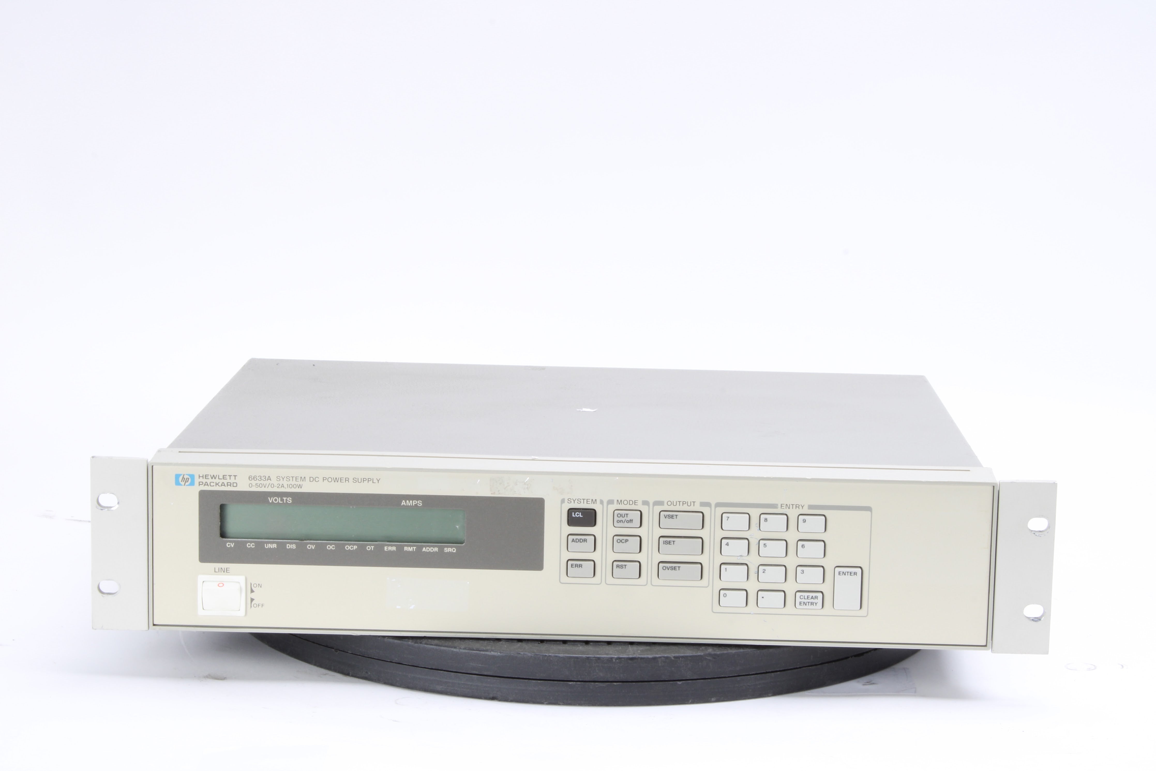Hewlett Packard HP 6633A GPIB DC Power Supply, 0-50 Vdc, 0-2 A – NTC Tech