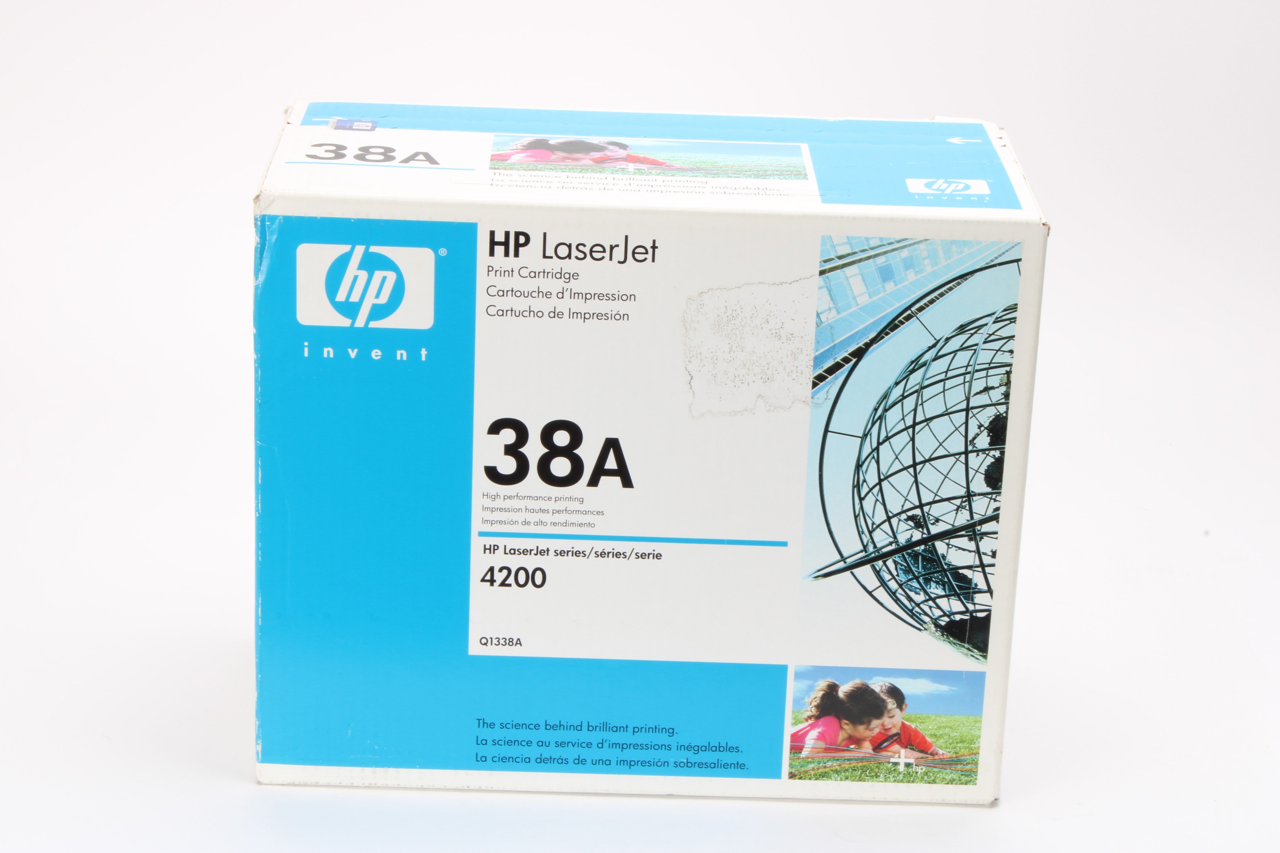 HP LaserJet Black Toner Cartridge - 4200 / 808736185417 / Q1338A / 38A ...
