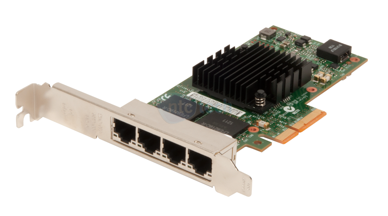 Intel I350-T4 Gigabit Quad Port PCIE Ethernet Server Adapter 4-Port NI ...