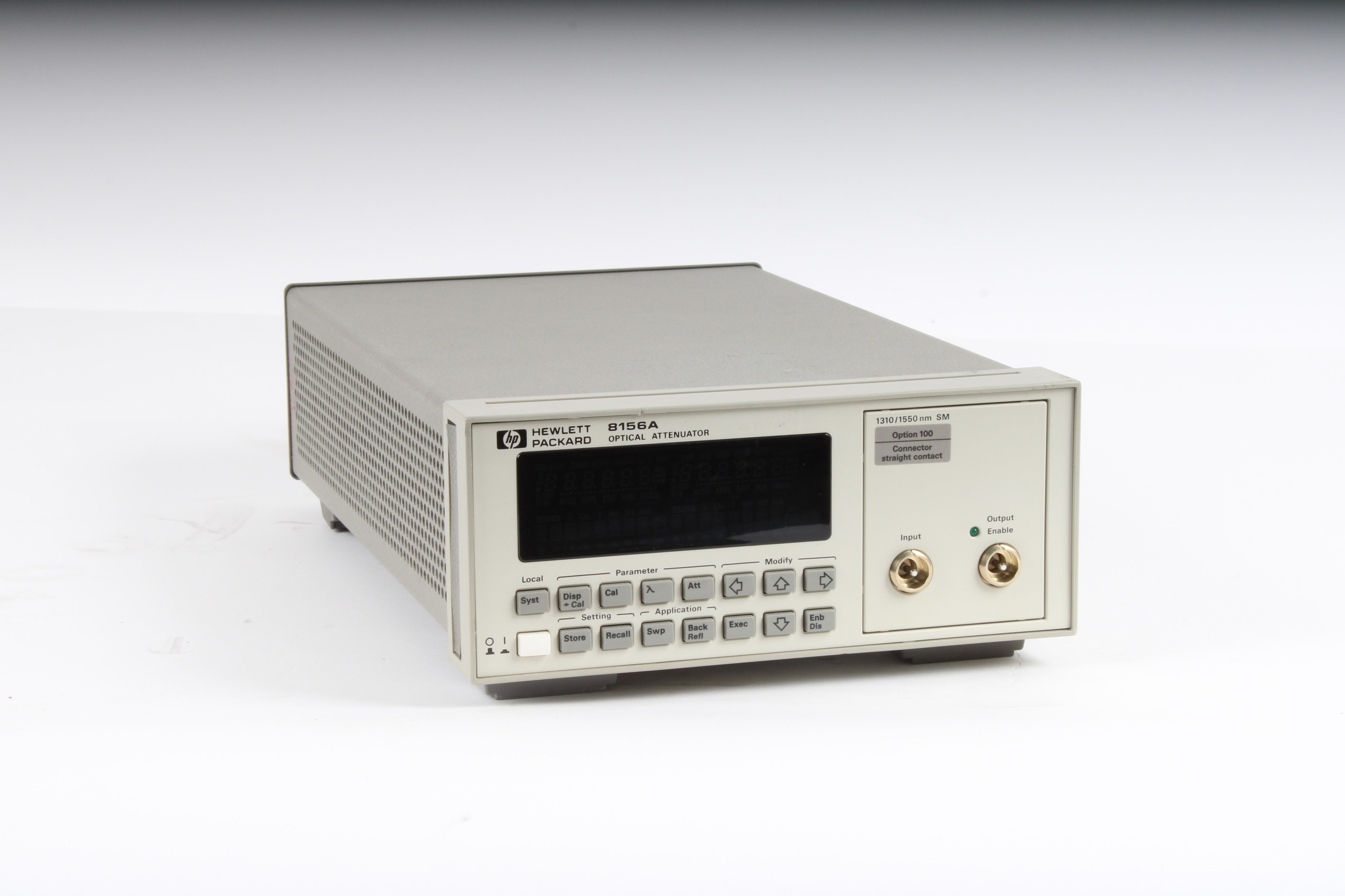 HP Hewlett Packard Keysight Agilent 8156A Optical Attenuator With Opti ...