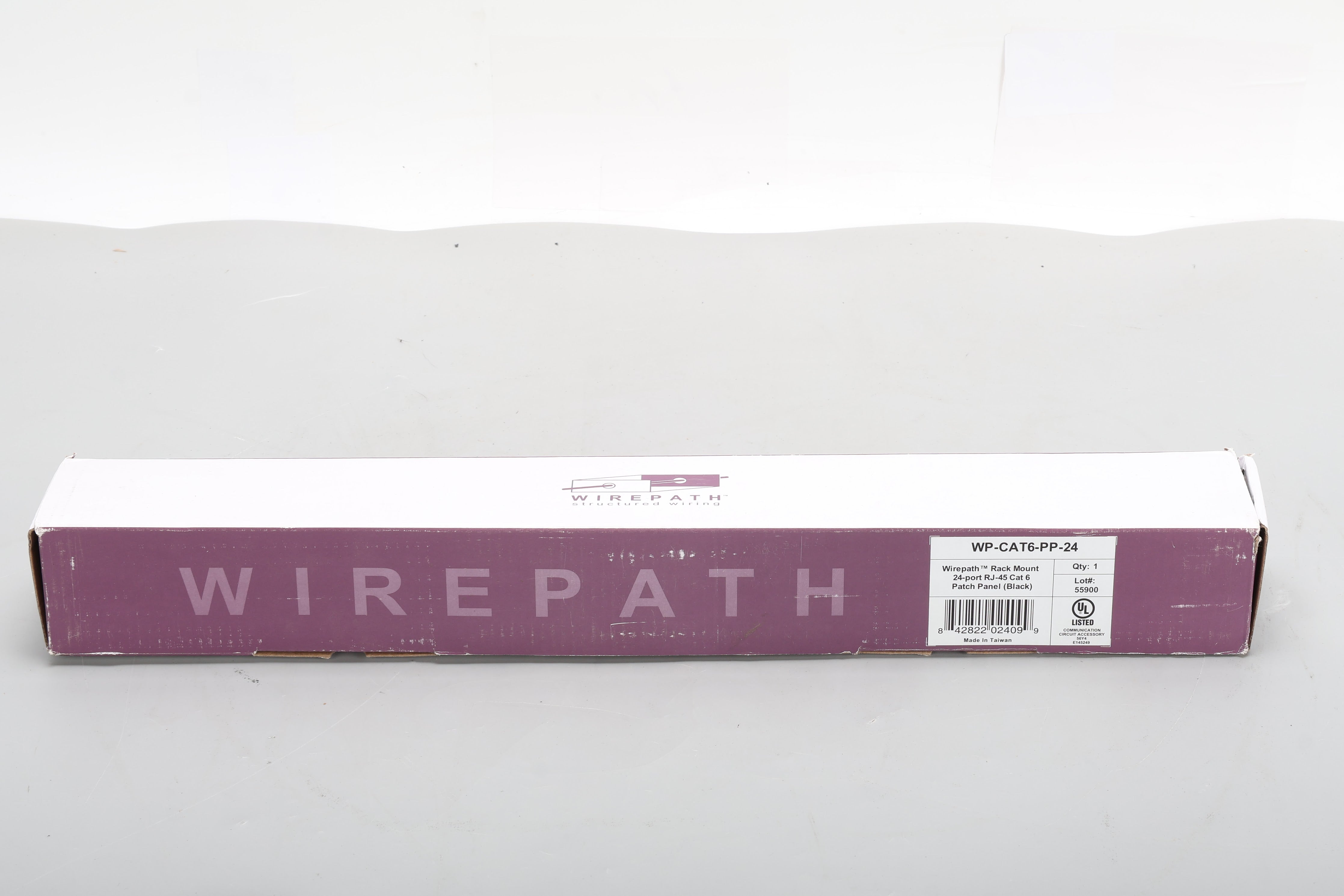 Wirepath WP-CAT6-PP-24 Rack Mount 24-Port RJ-45 CAT 6 Patch Panel - NE ...