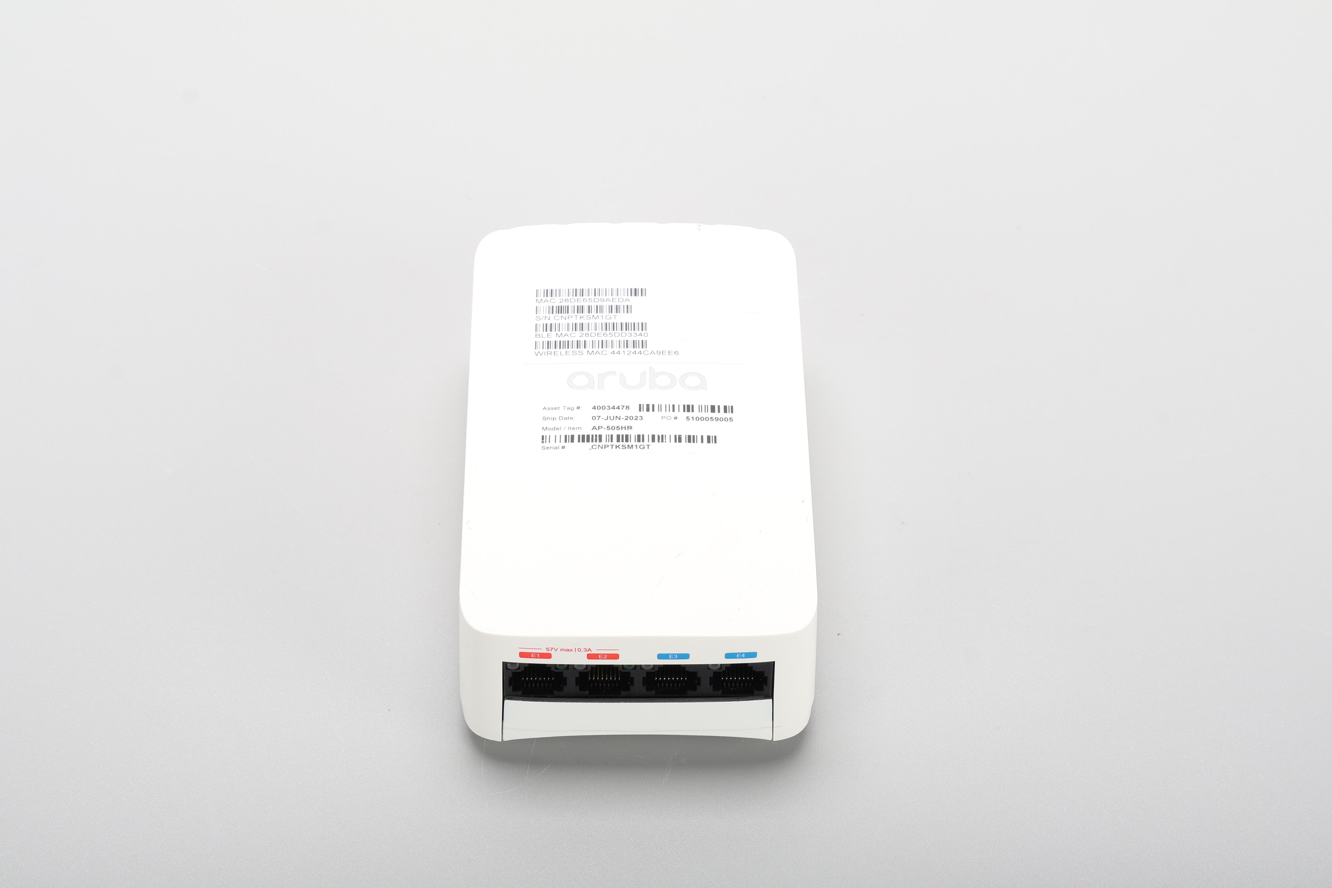 Aruba AP-505H WiFi 6 Enterprise Wireless AP Hospitality Access Point A ...