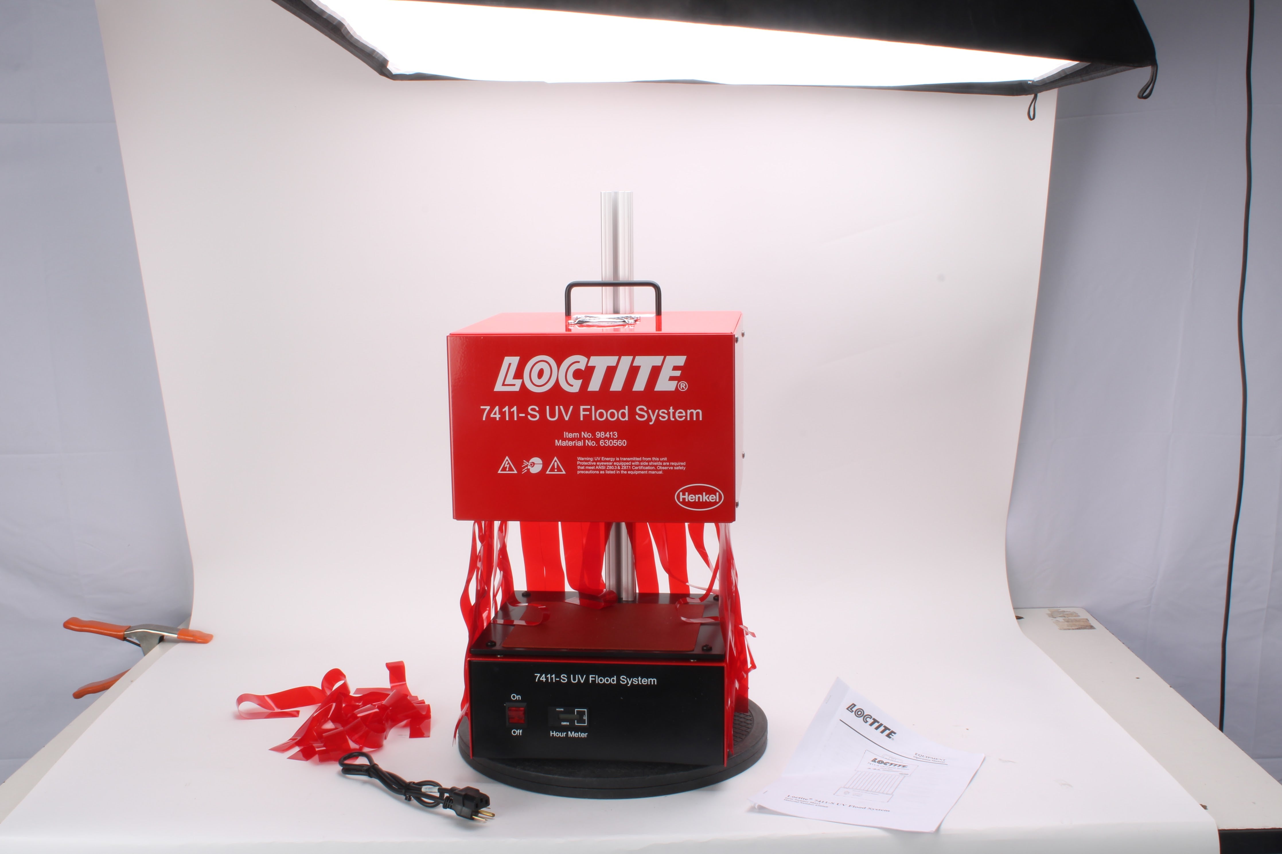 Loctite 7411-S UV Flood System 98413 - 9.9 Hours on Meter – NTC Tech