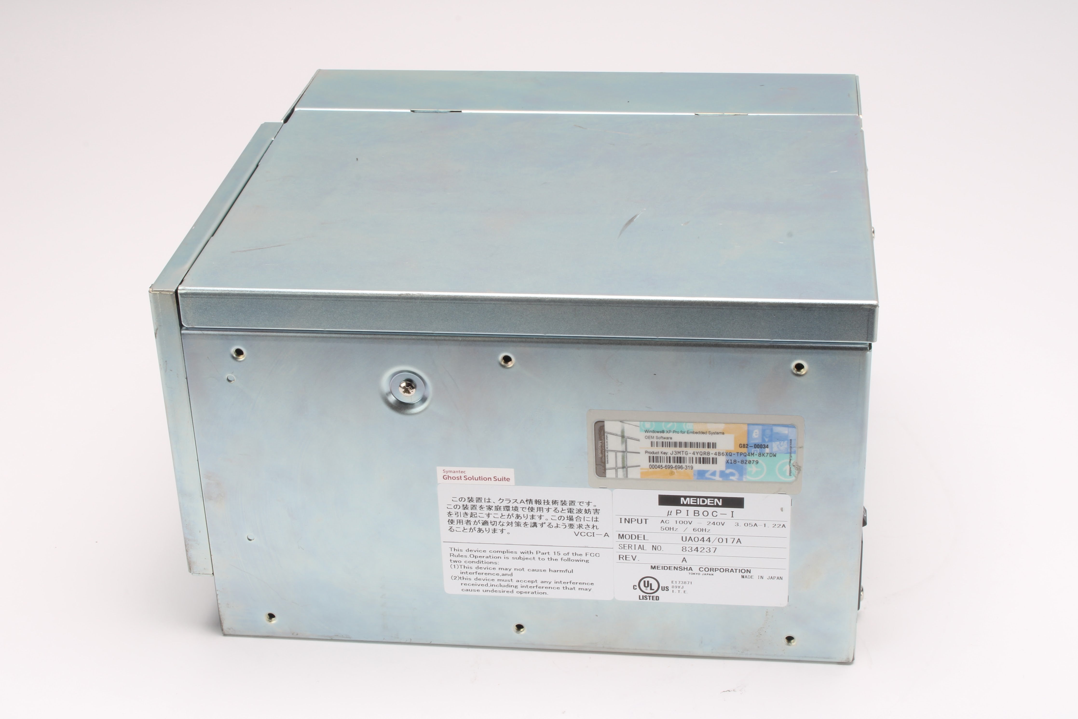 Meidensha Corporation UA044/017A Rev A Industrial Controller – NTC Tech