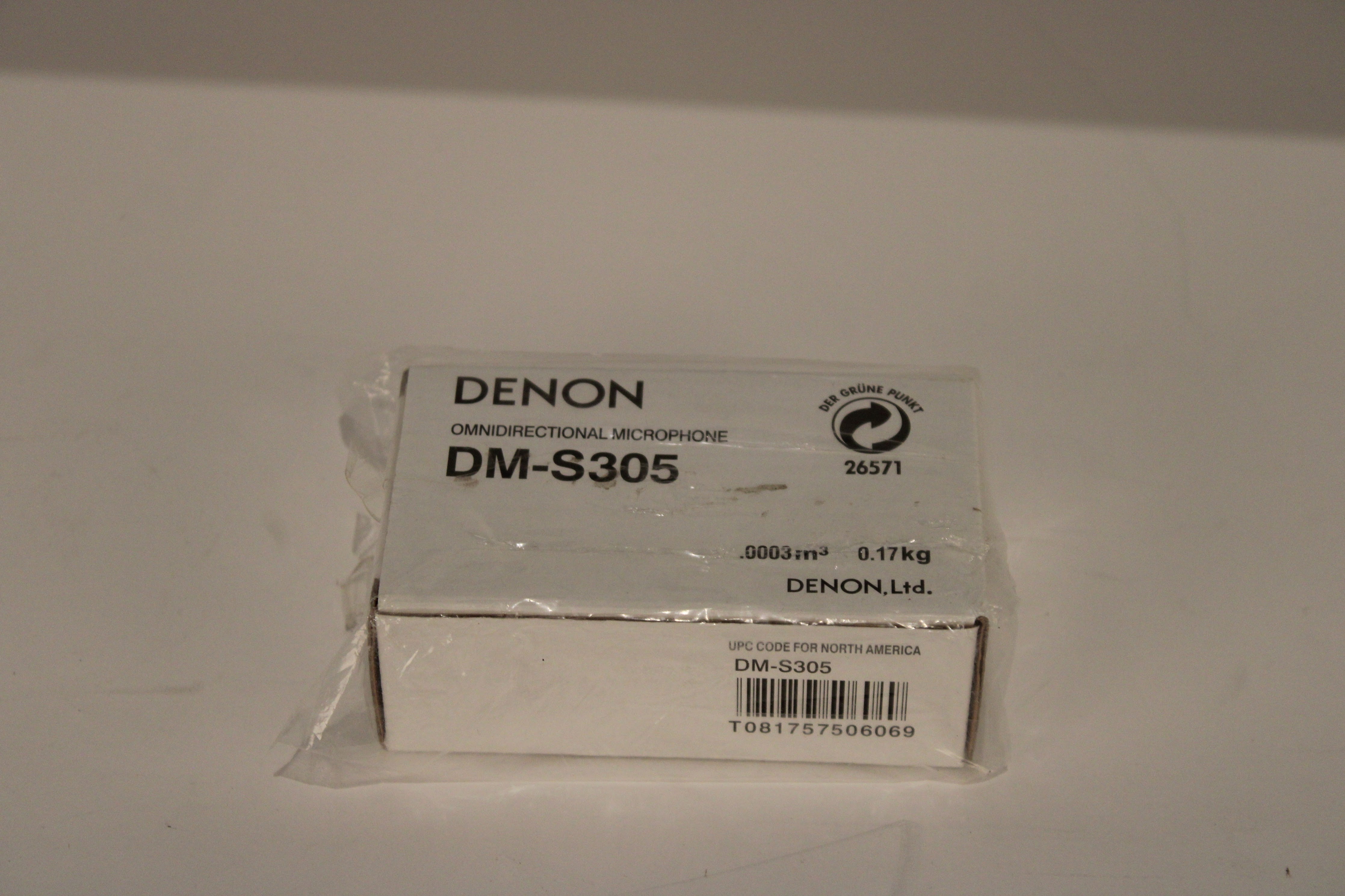 Denon DM-S305 Omnidirectional Calibration Microphone - NEW – NTC Tech