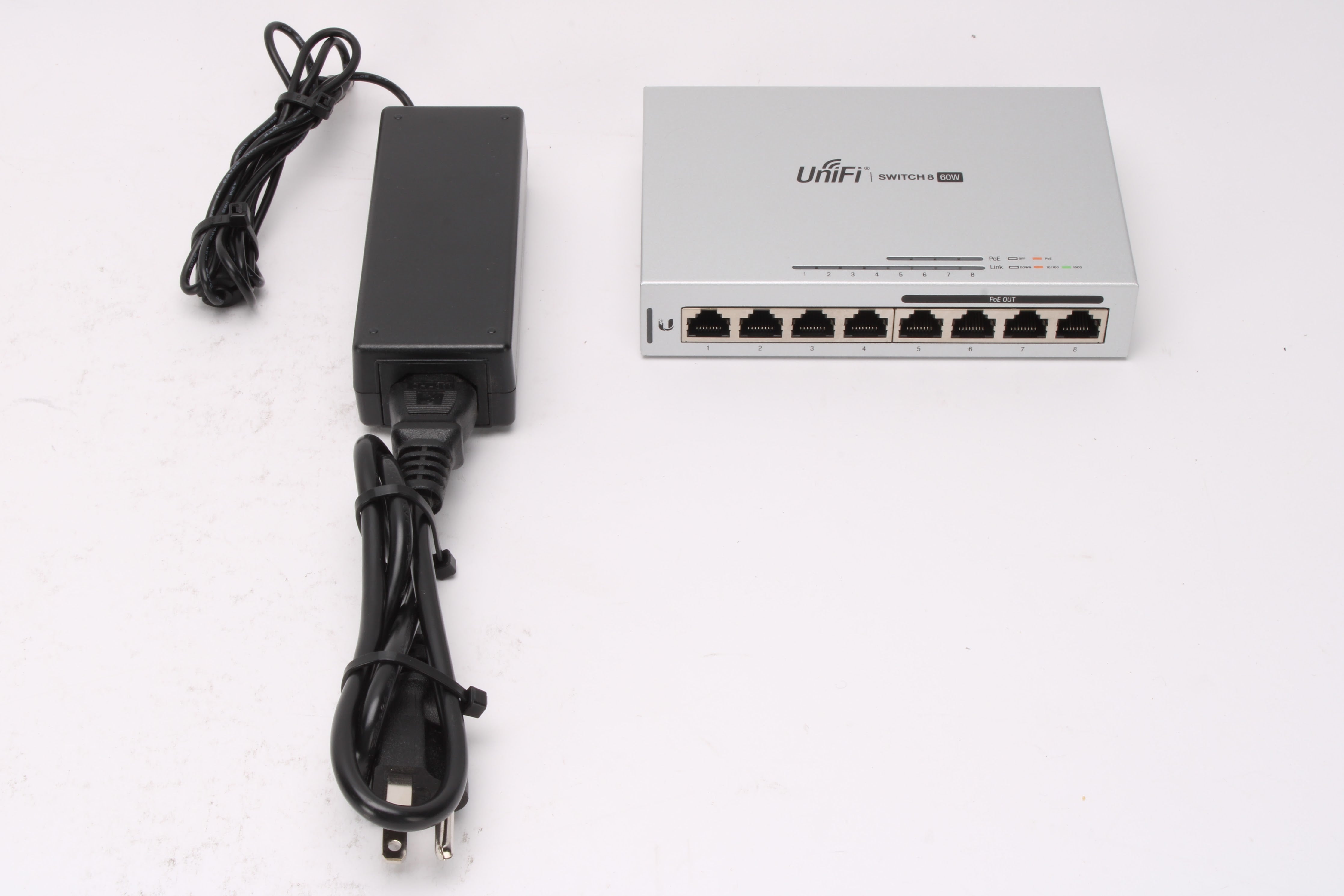 UniFi US-8-60W 8-Port Managed Gigabit Switch With Power Supply – NTC Tech