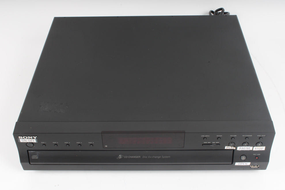 Sony CDP-CE500 5-Disc Carousel CD Changer – NTC Tech