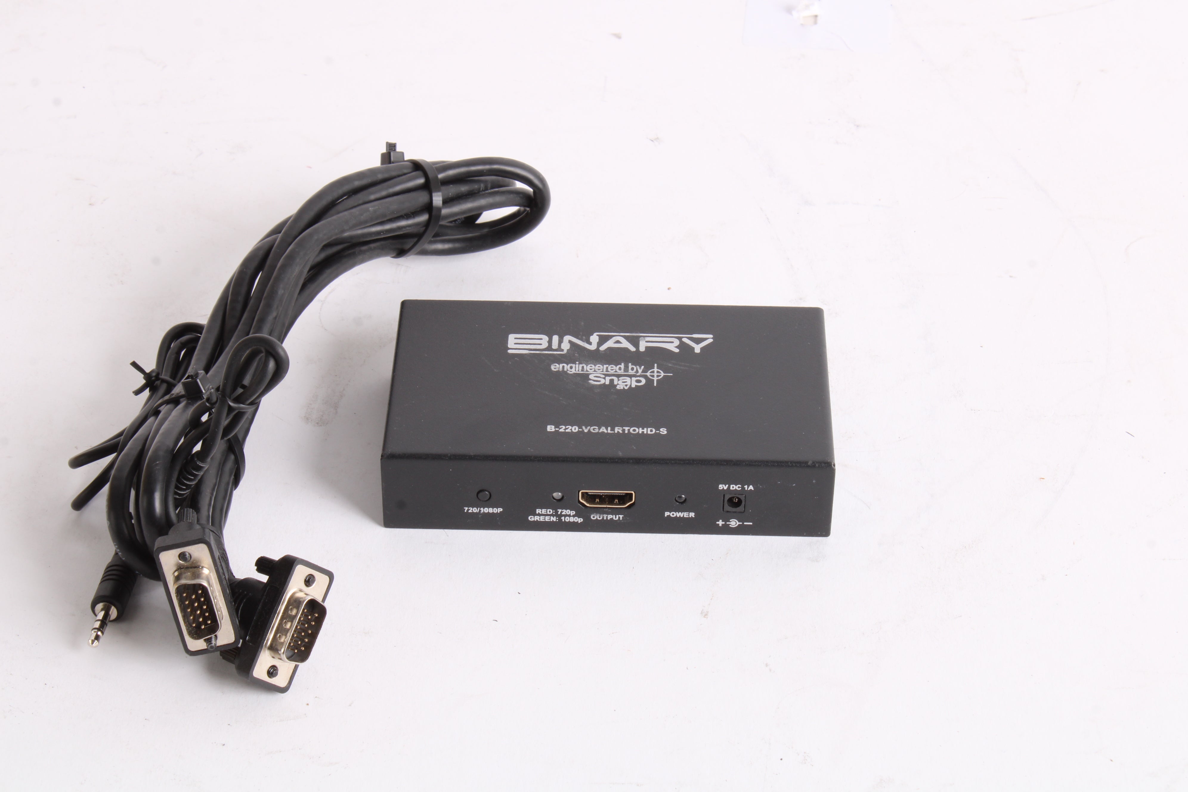 Binary B-220-VGALRTOHD-S 220 Series VGA and Analog Audio to HDMI Conve ...