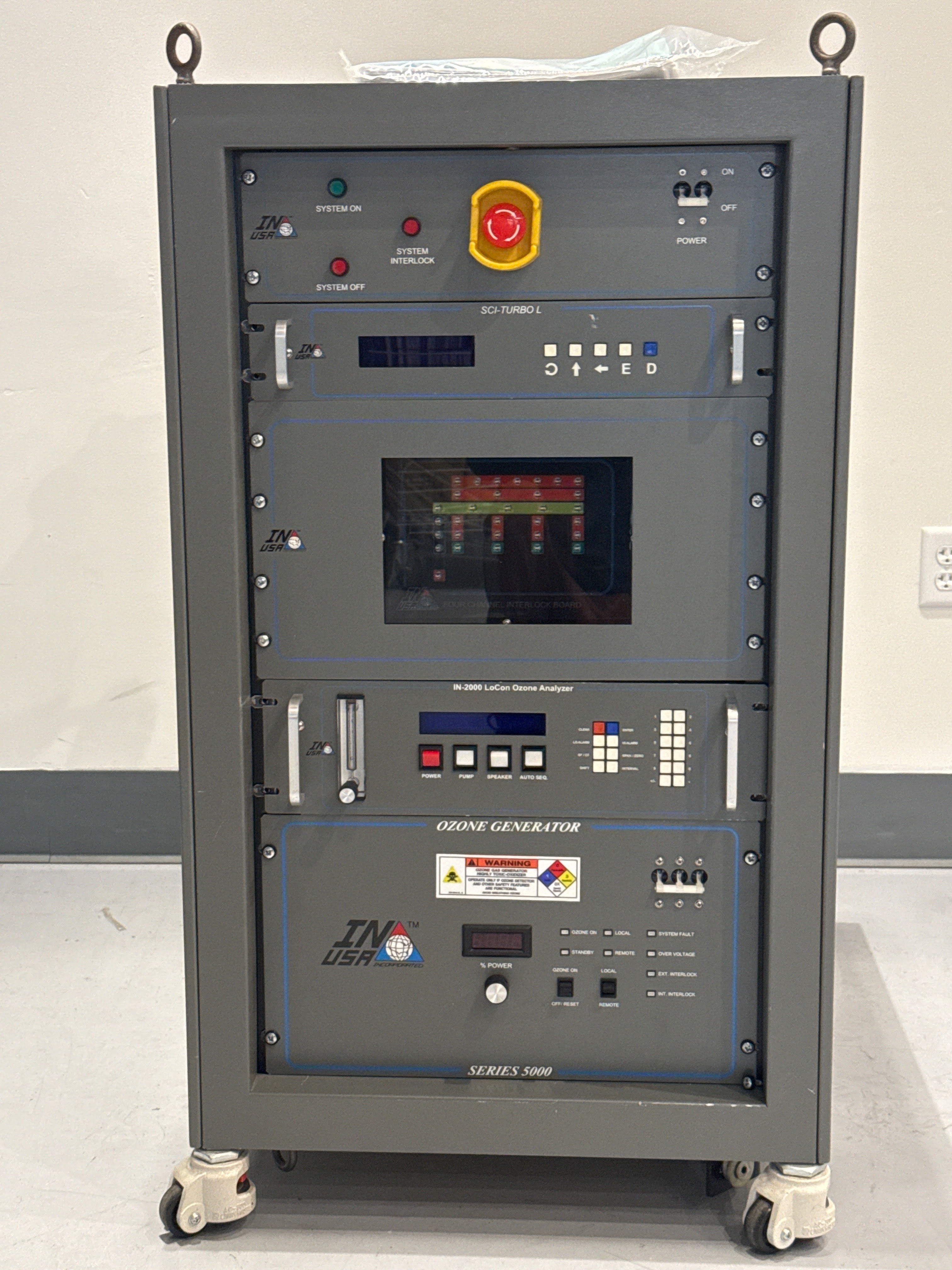 IN USA Ozone Gas Generator System W/ OG-B-1, IN-2000-5-AN, SCI-TURBO-L ...