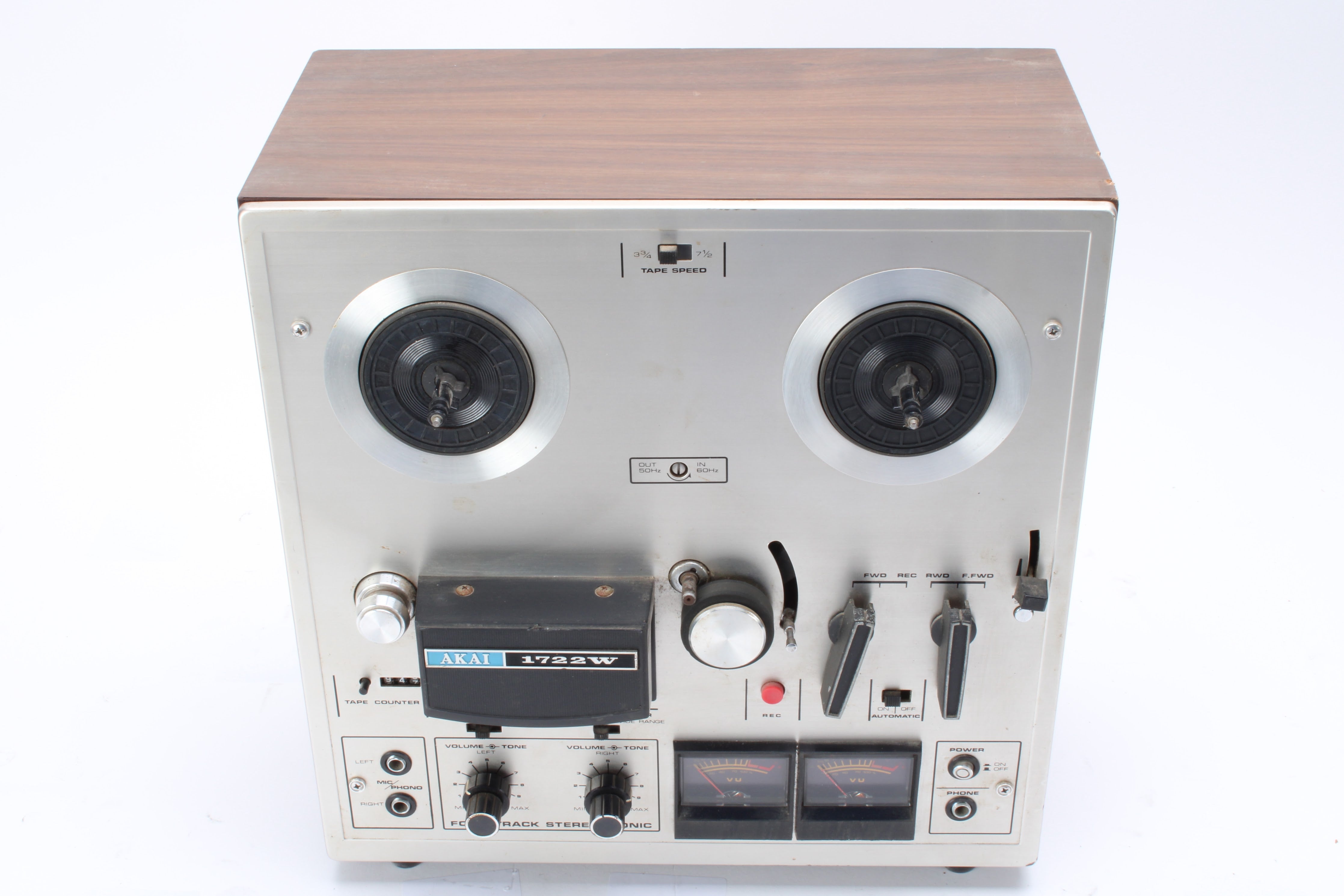 Akai 1722W Reel to Reel Compact Stereo Tape Recorder - AS IS – NTC Tech