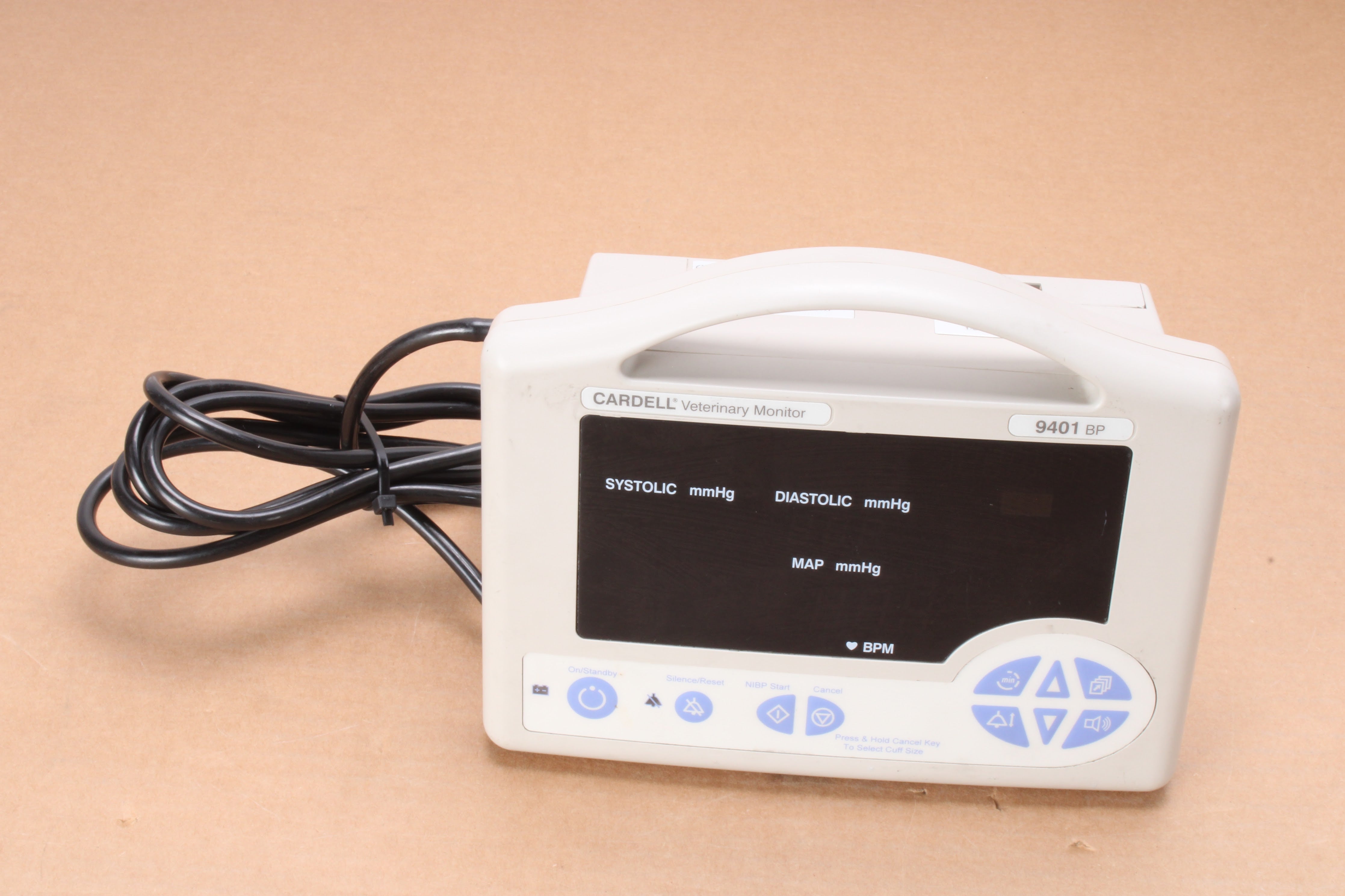 Cardell 9401BP Veterinary Vital Signs Monitor With Cuff Hose - Fair Co ...