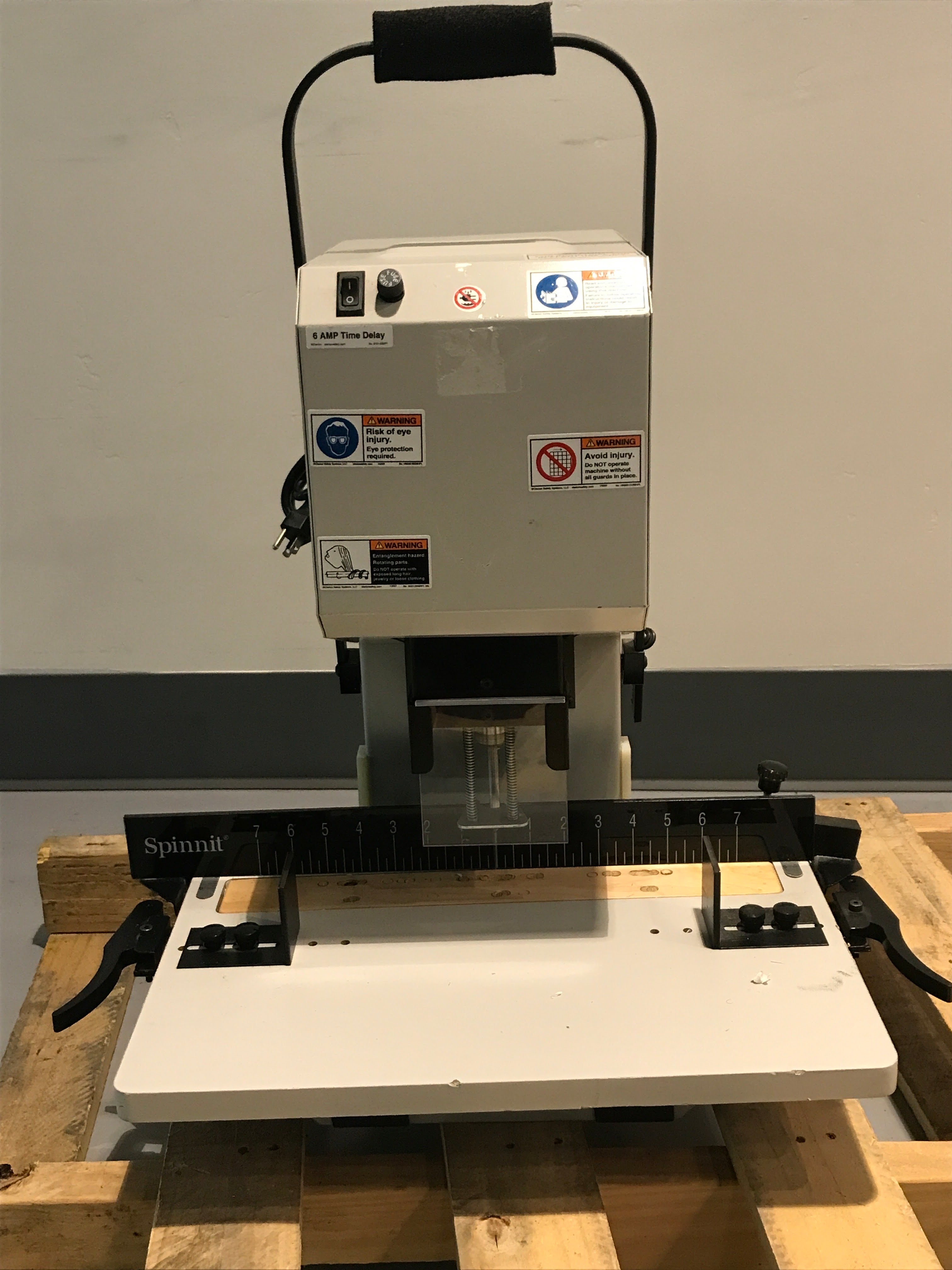 Spinnit EBM-S Single Spindle Bench Model Paper Drill - Fair Condition ...