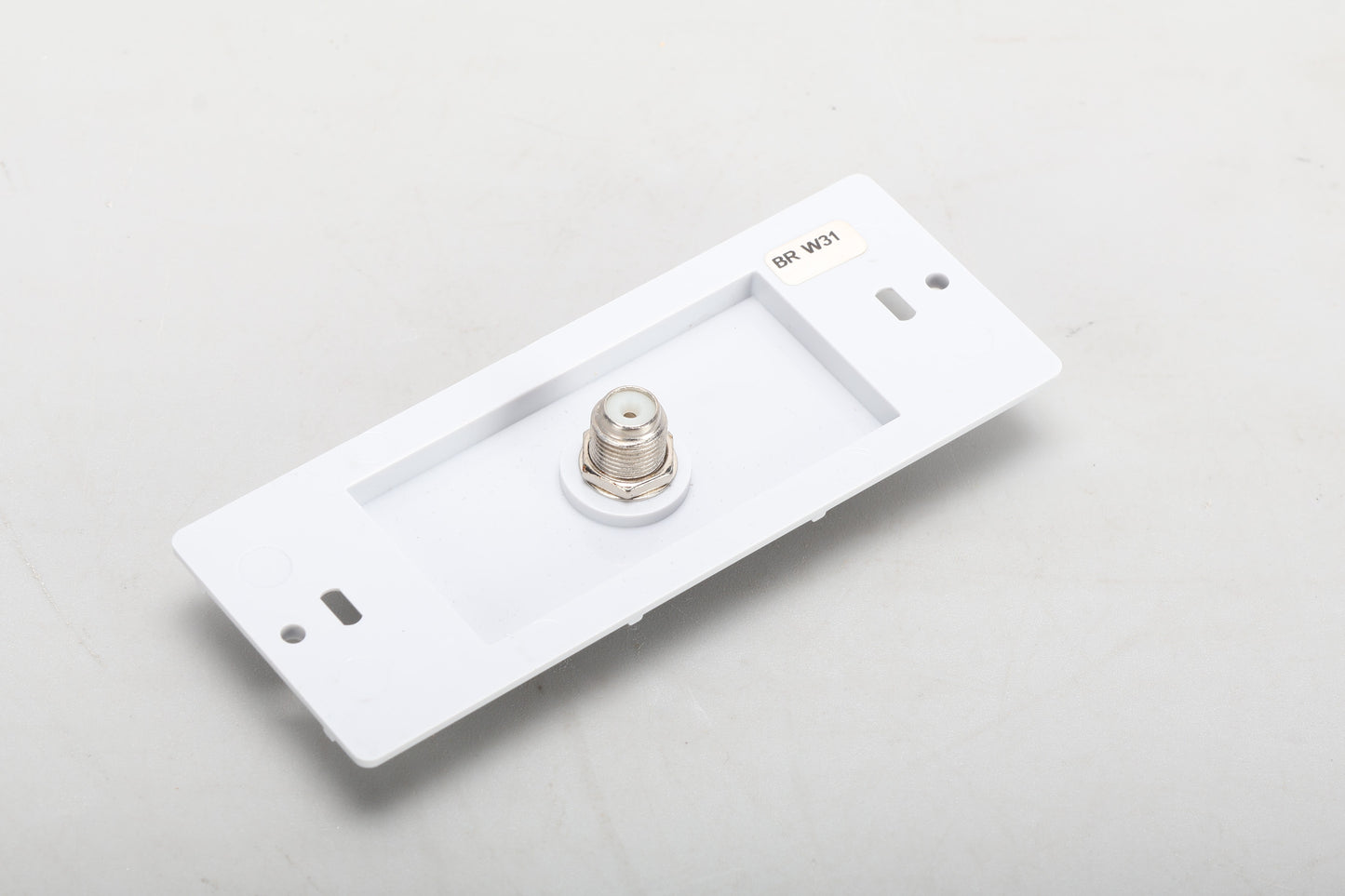 Lutron SC-CJ-PD Cable Jack, Wall Plate, White 400-2514 Rev B With Scre ...