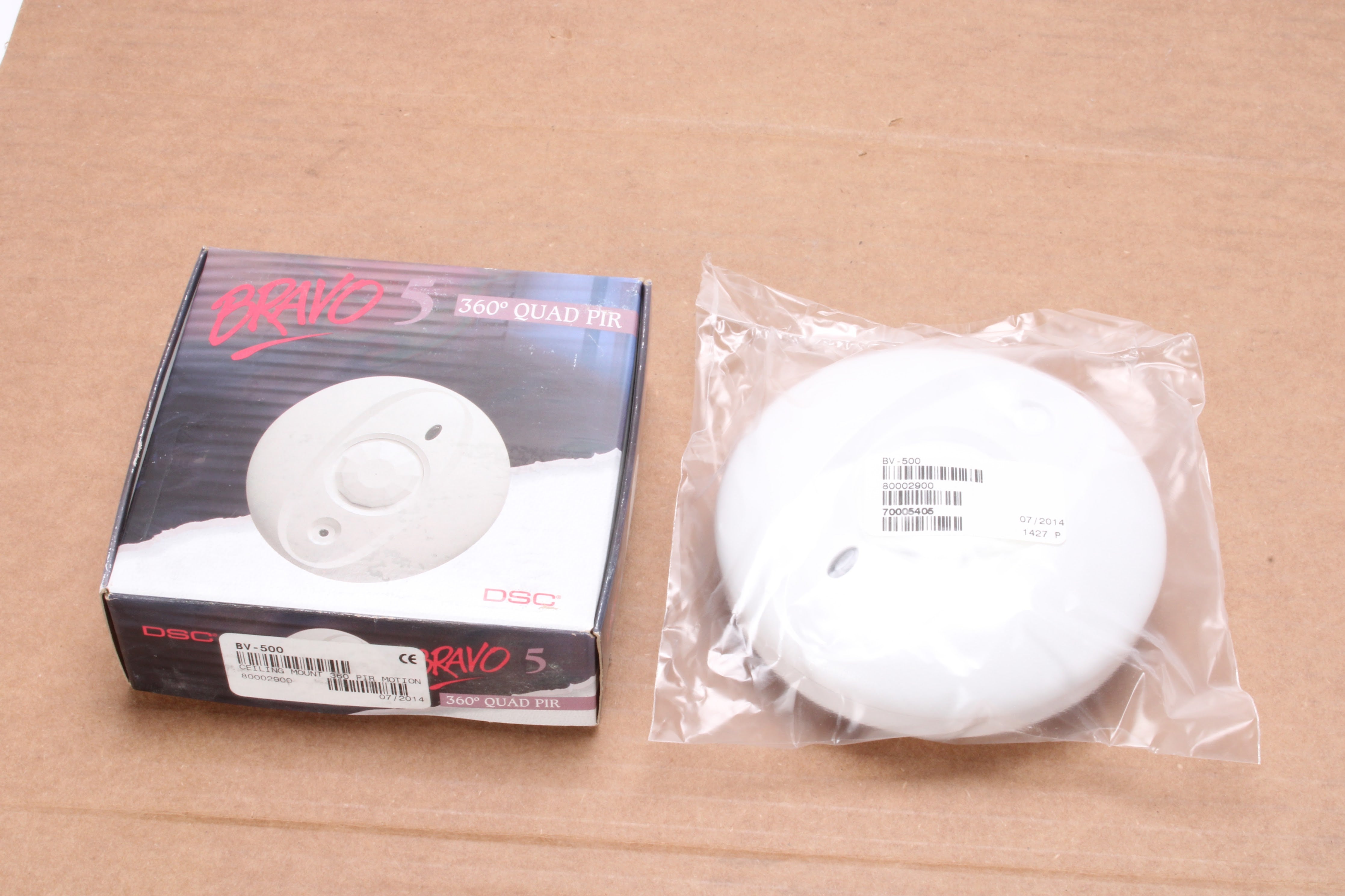 DSC BV-500 Bravo 5 360-Degree Ceiling-Mount PIR Motion Detectors - New ...