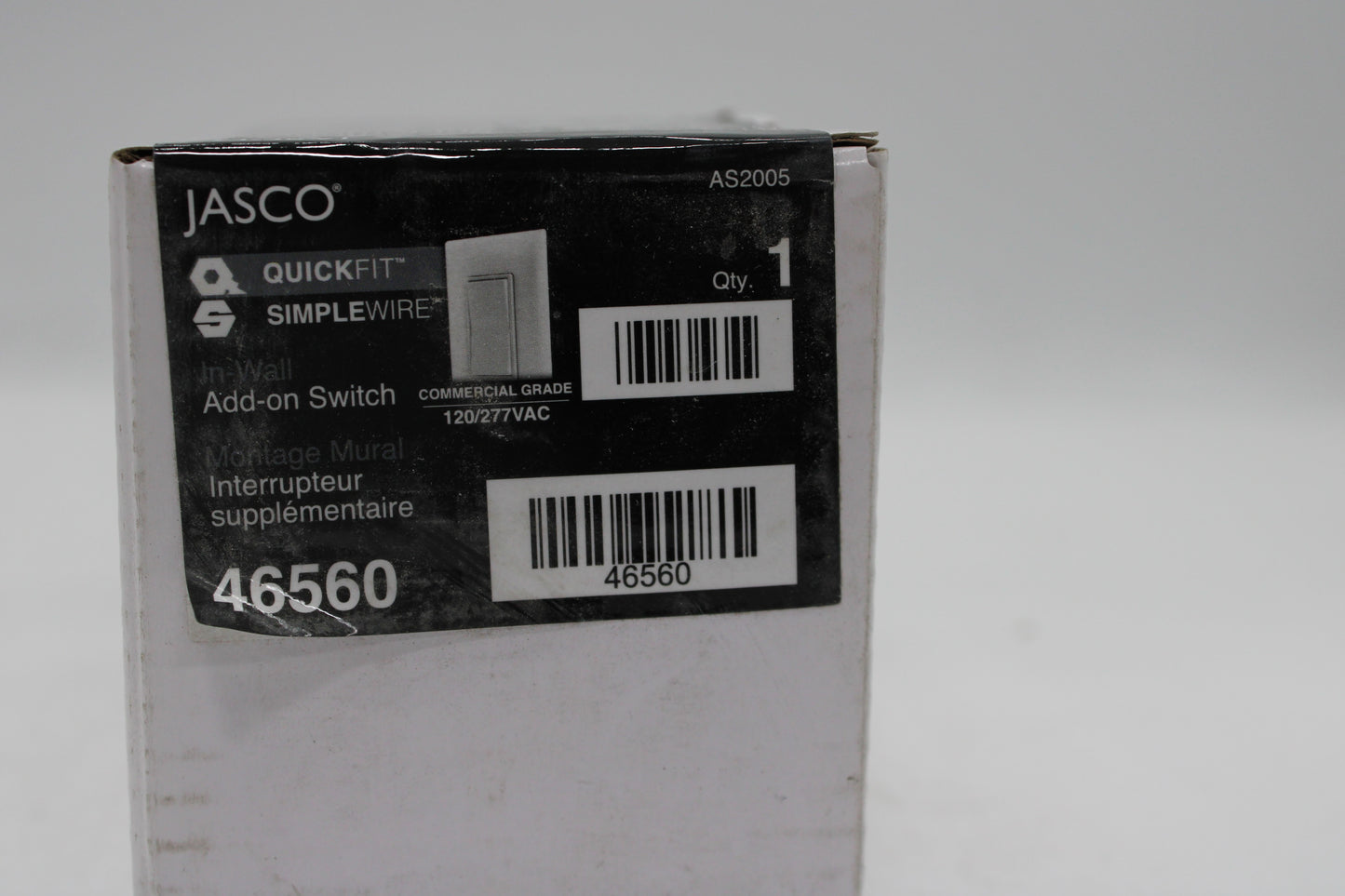 Jasco Add-On Switch 46560 Quick Fit Simple Wire 030878465601 - New ...