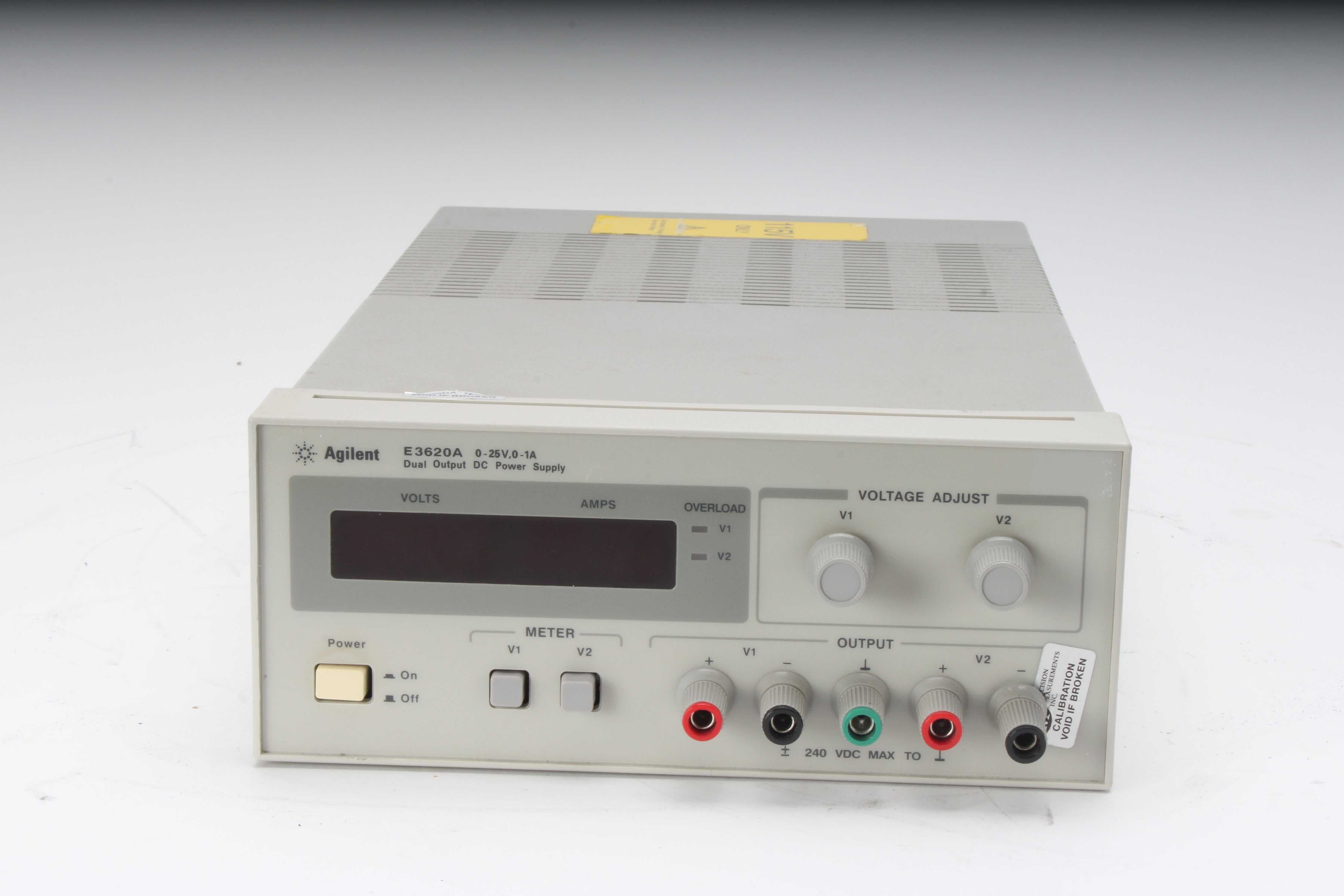 HP E3620A 0-25V, 0-1A Dual Output DC Power Supply With No Power Cable ...