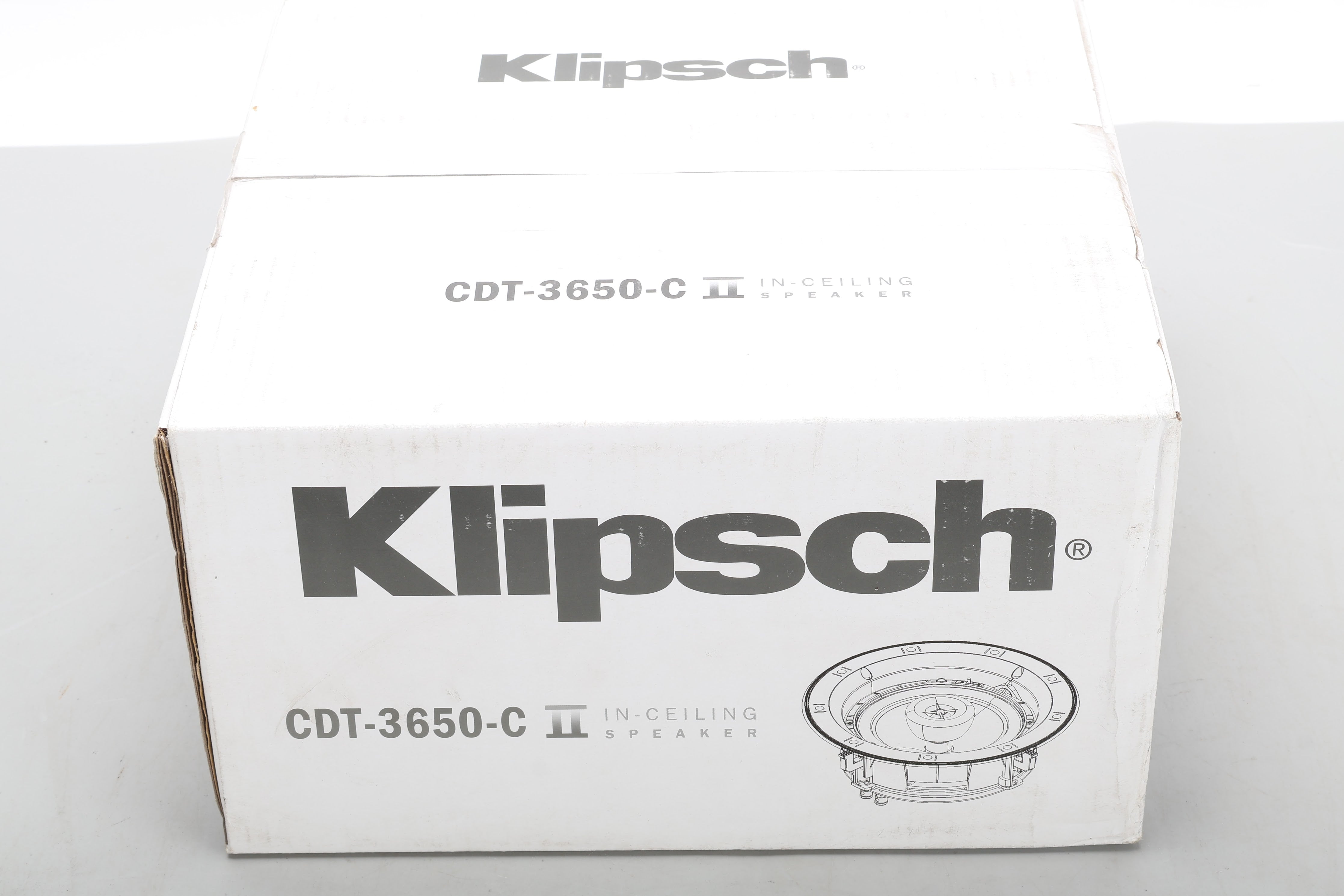 Klipsch CDT-3650-C II In-Ceiling Speaker 1014141 - NEW Sealed – NTC Tech
