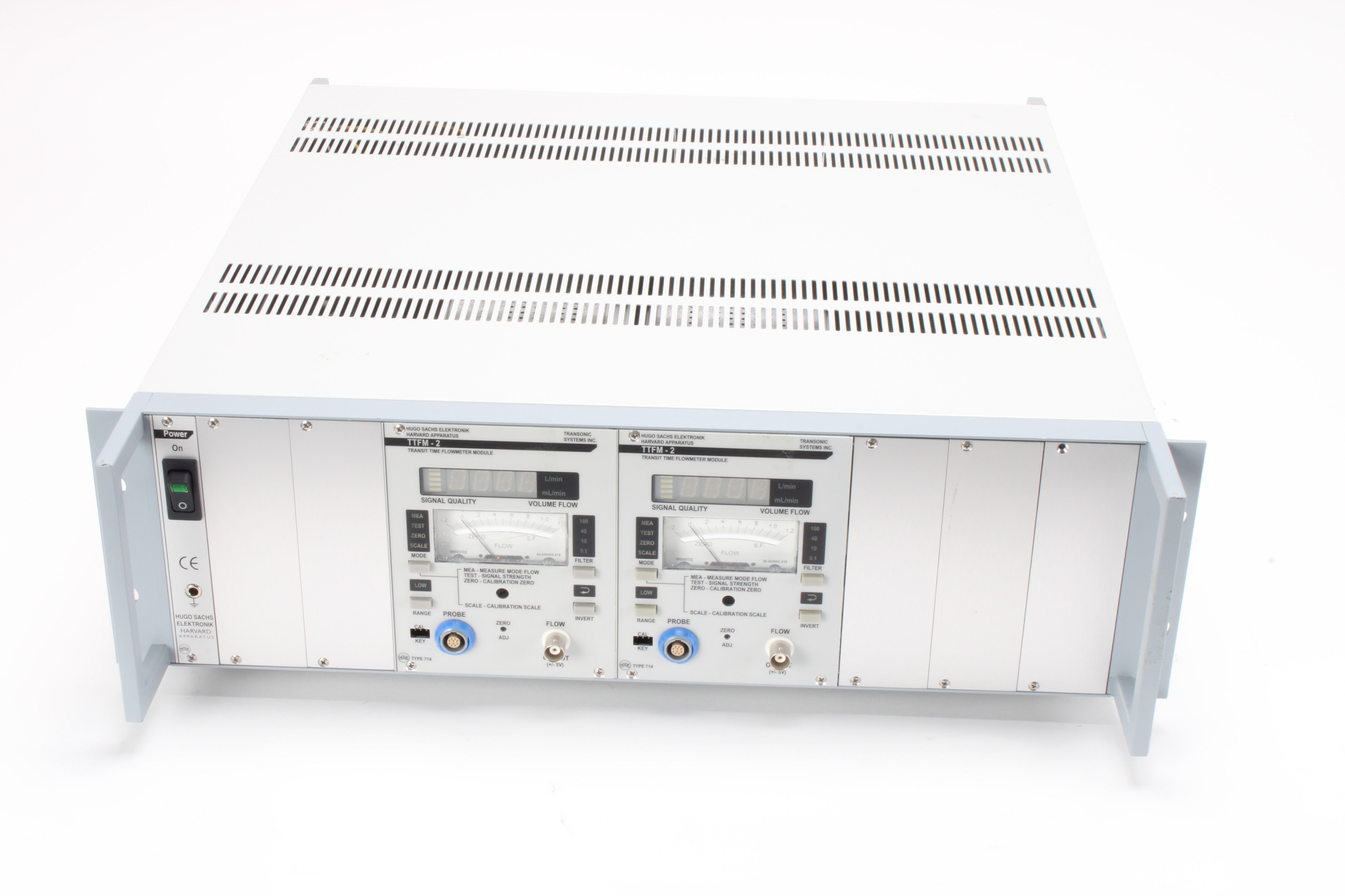 Harvard Apparatus Hugo Sachs 73 0045 Plugsys Case Type 603 2x Ttfm 2
