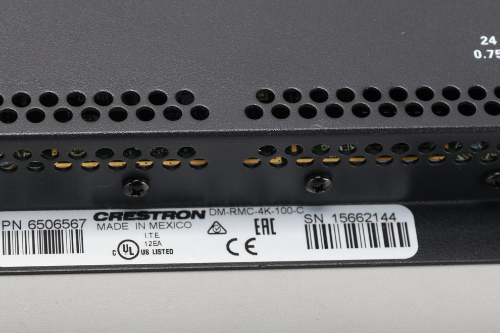 Crestron DM-RMC-4K-100-C Room Controller 6506567 - No Power Supply ...