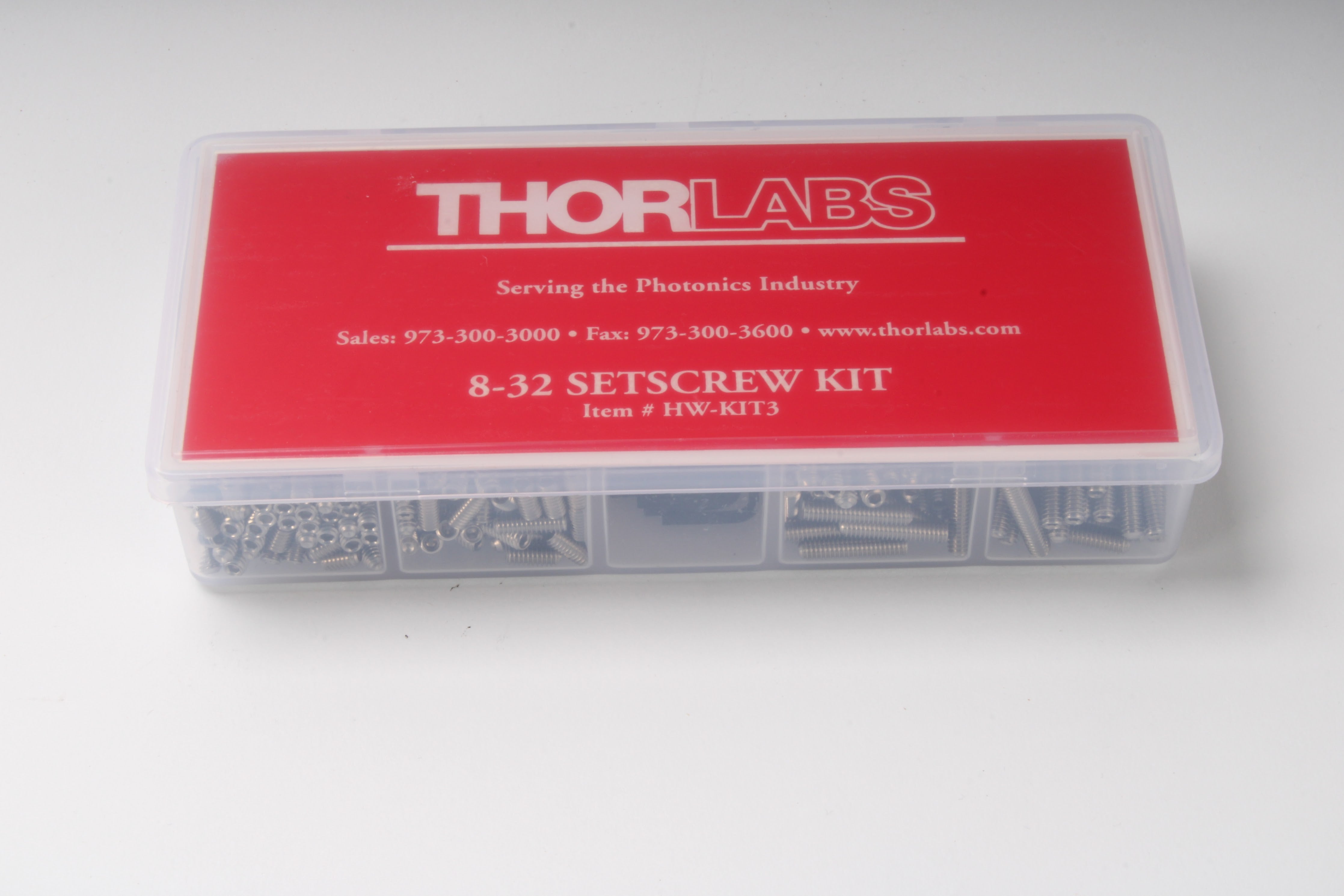 Thorlabs HW-KIT3 8-32 Set Screw Kit – NTC Tech