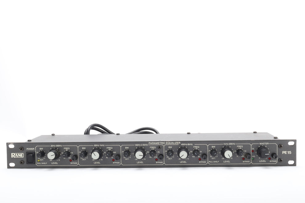 Rane PE15 2-Channel Audio Signal Processor Parametric Equalizer – NTC Tech