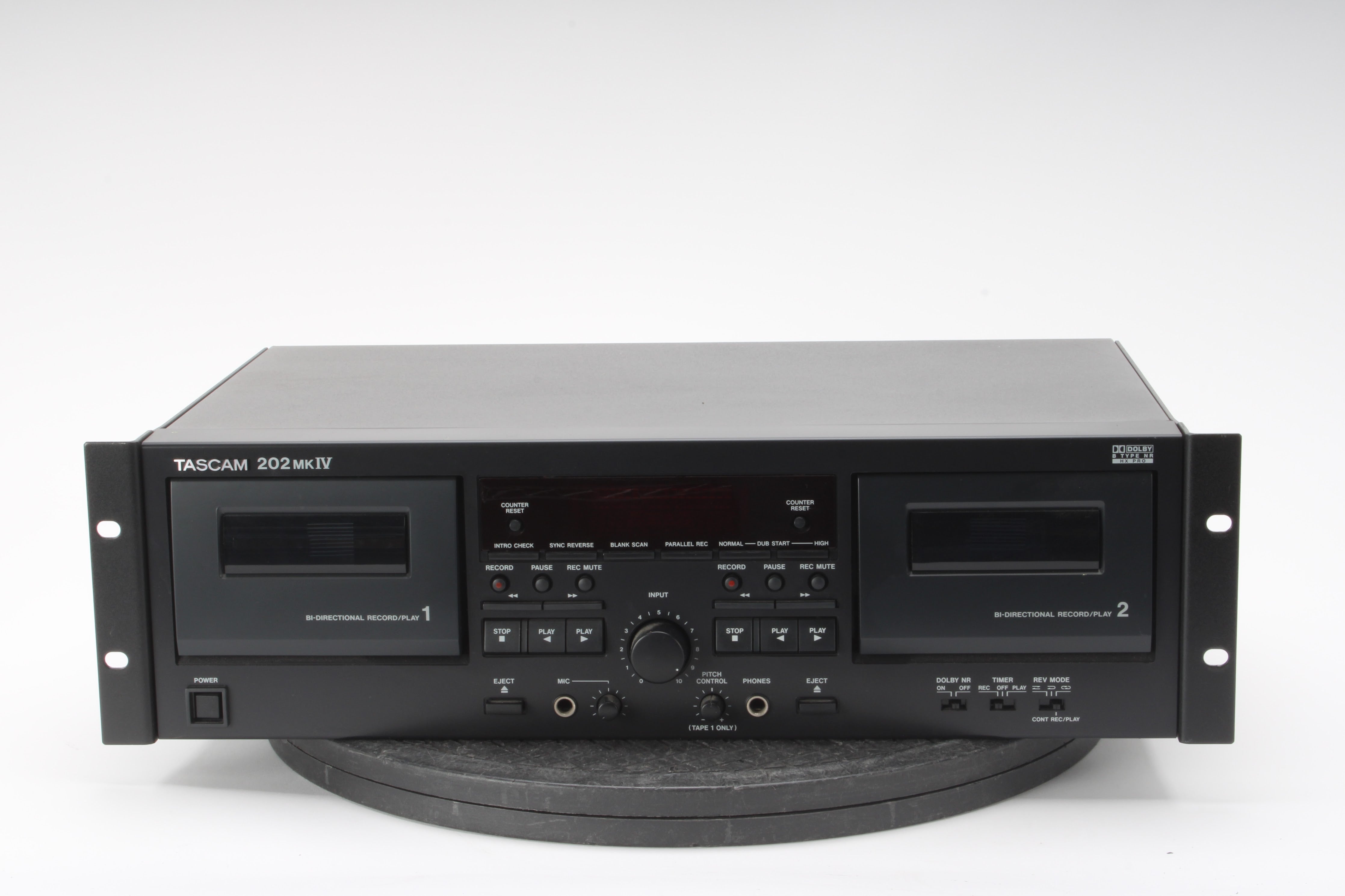 Tascam 202 MK IV Dual Cassette Deck Player / Recorder - Fair Condition ...