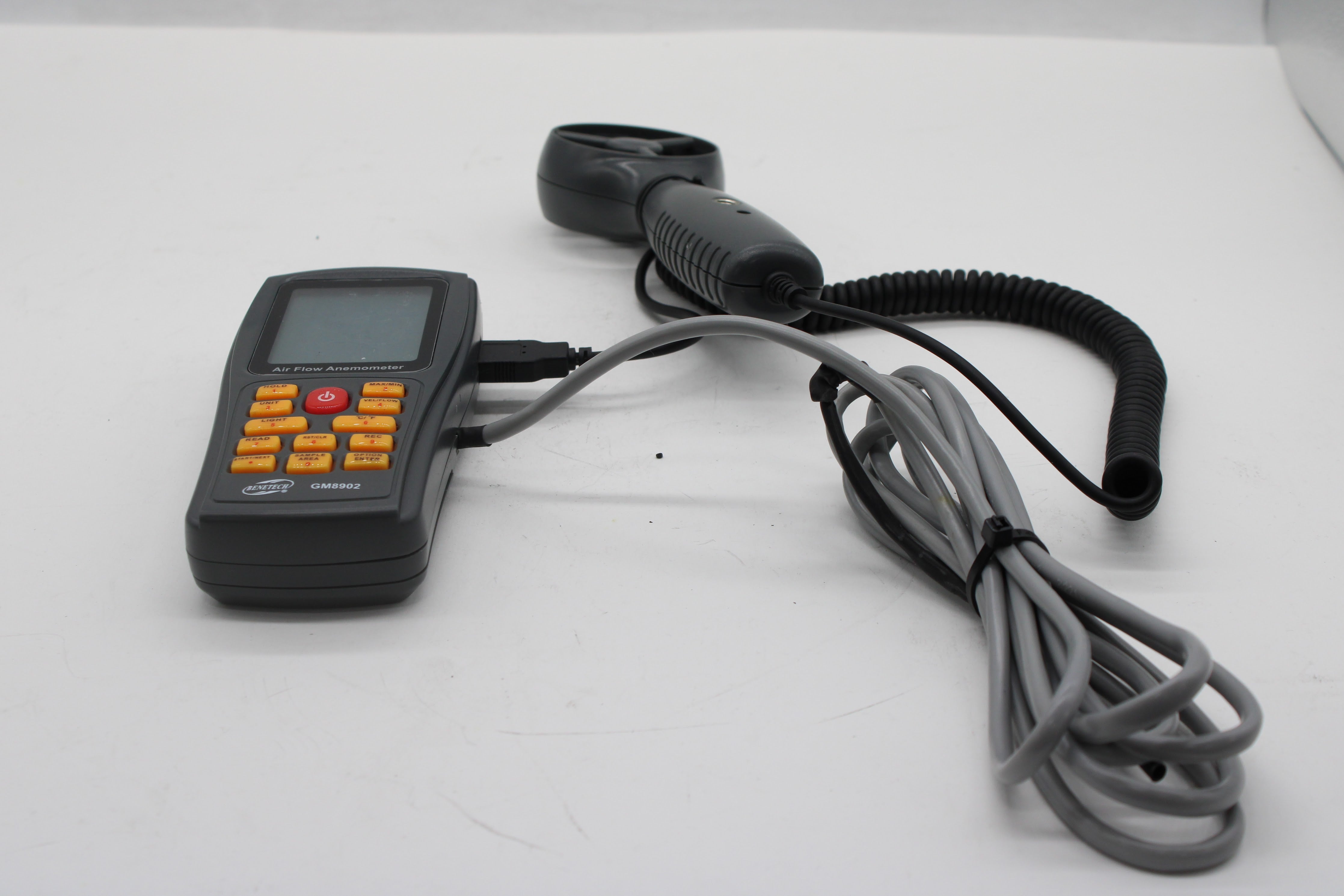 Benetech GM8902 Air Flow Anemometer / 2.6 inch LCD Digital Wind Speed – NTC Tech