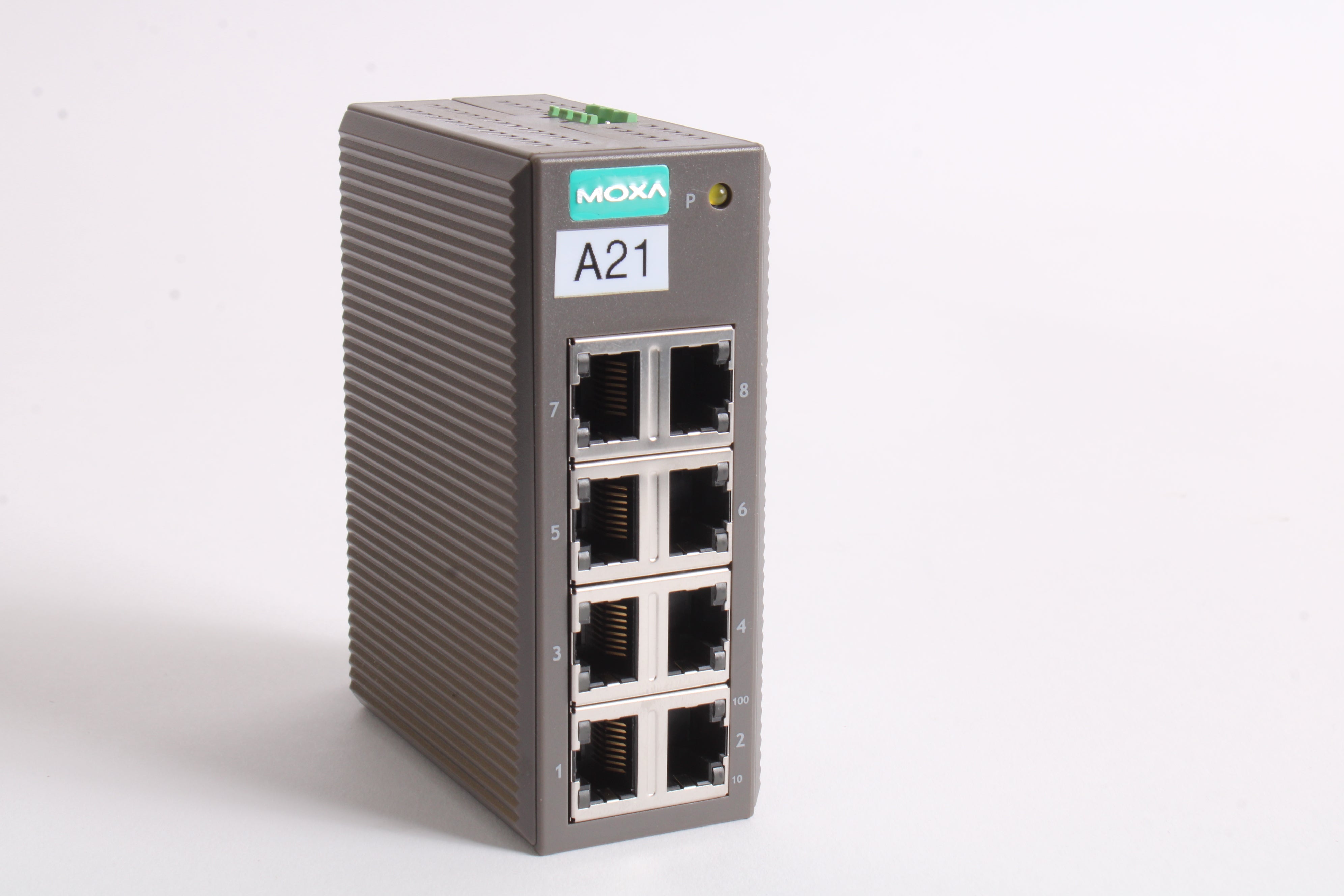 MOXA EDS-208 8-Port Industrial Switch 10/100BaseT(X) (RJ45 connector ...