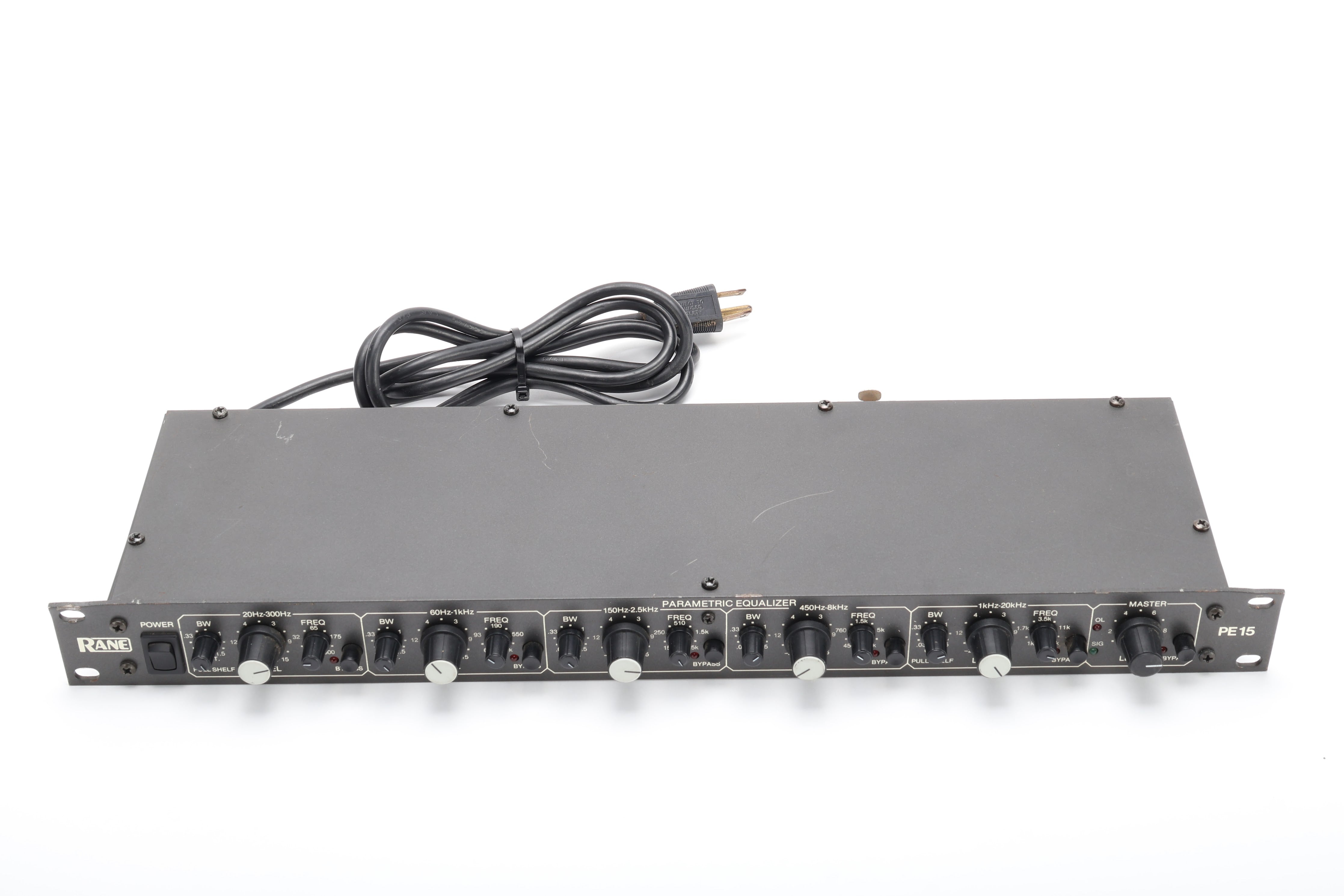 Rane PE15 2-Channel Audio Signal Processor Parametric Equalizer – NTC Tech