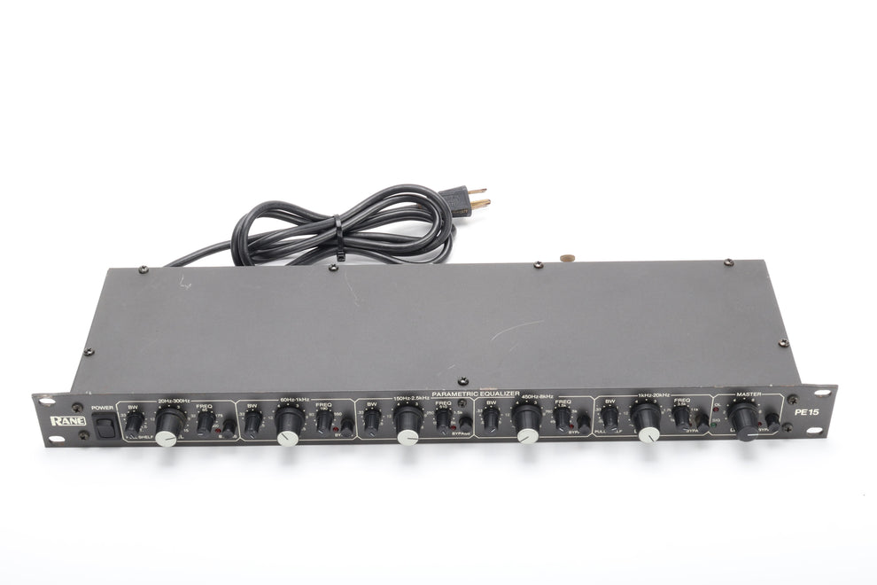 Rane PE15 2-Channel Audio Signal Processor Parametric Equalizer – NTC Tech