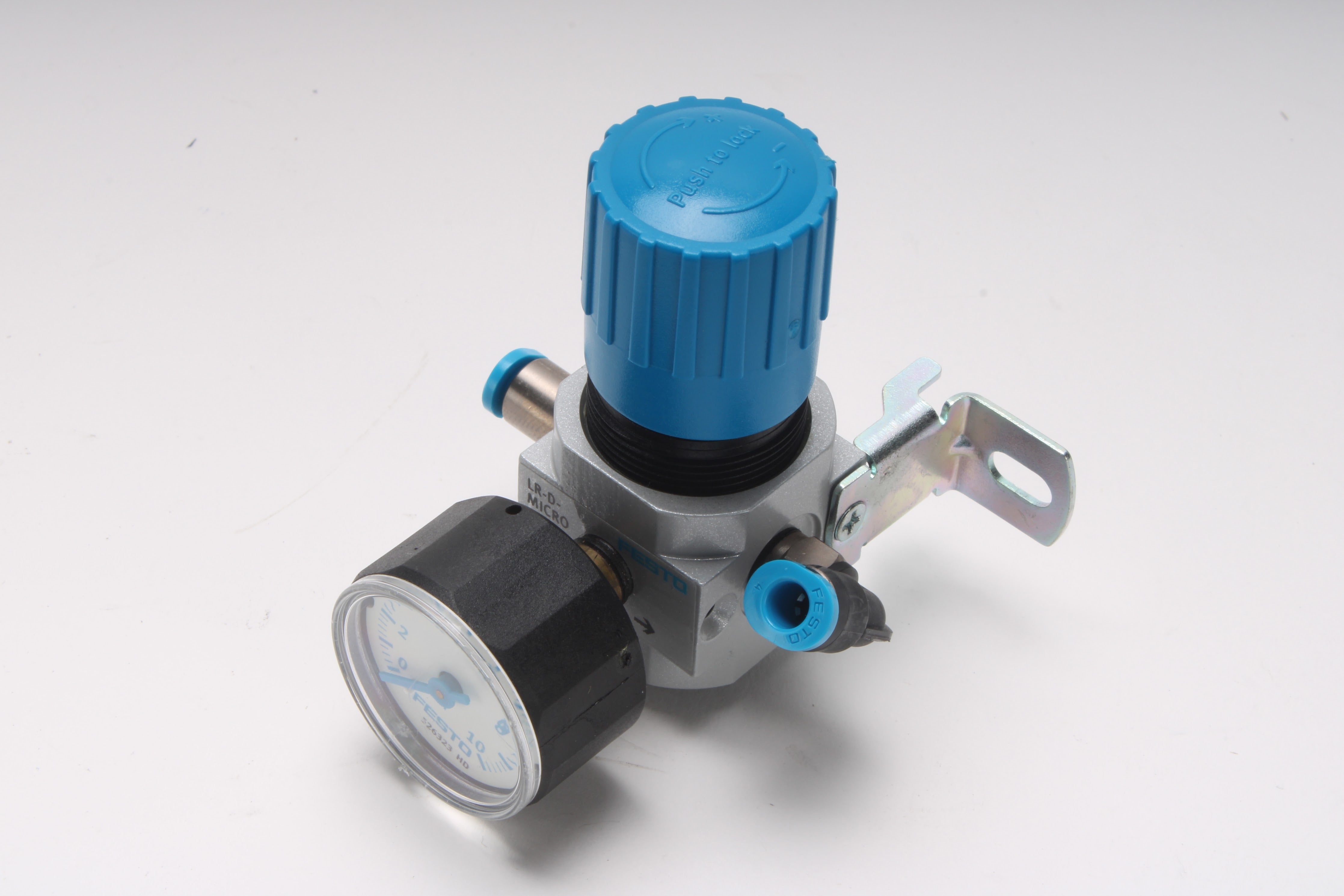 Festo LR-D-MICRO Pressure Regulator W/ Gauge – NTC Tech