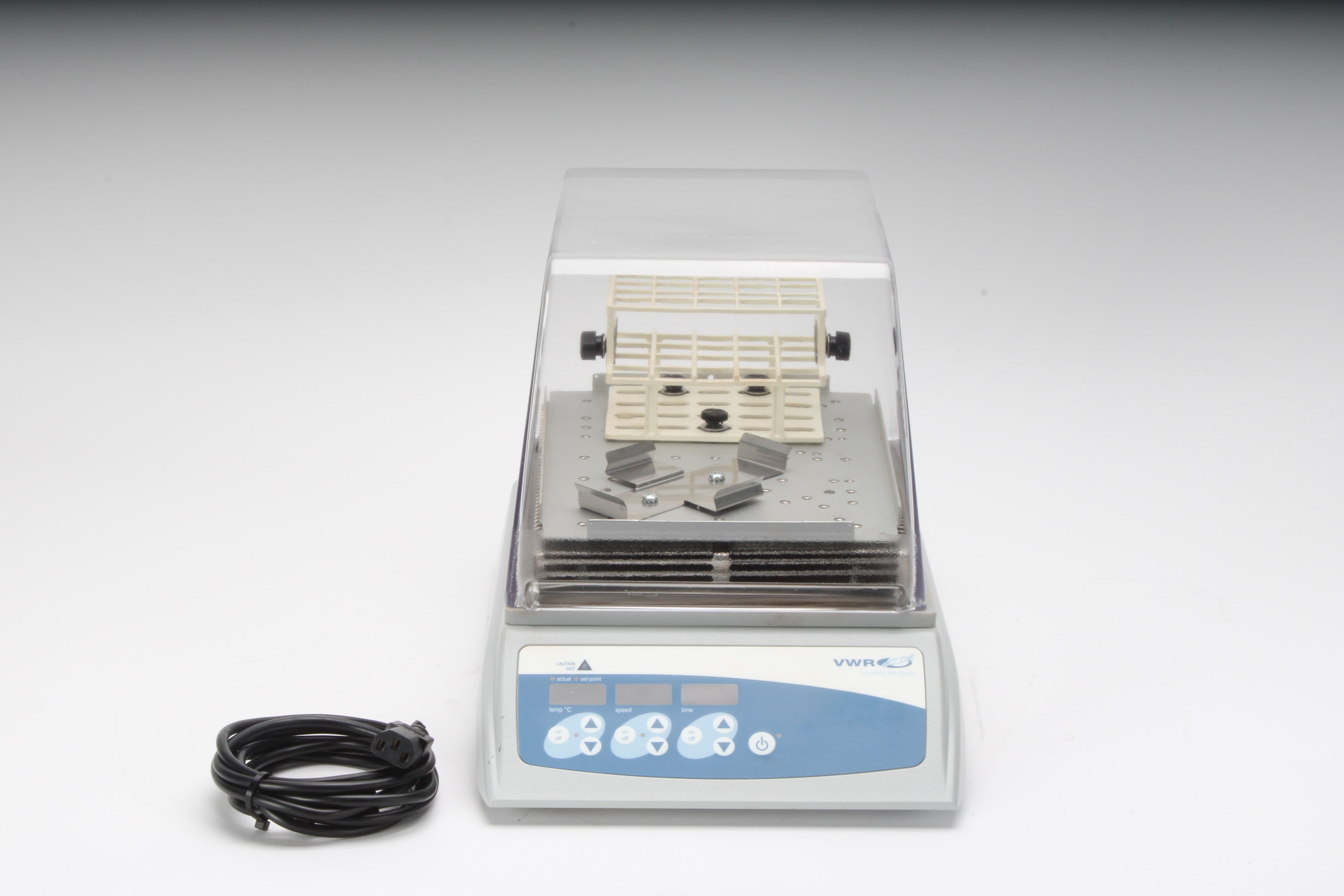 VWR 12620-942 Incubating Mini Shaker With Nalgene 20-Slot Tube Rack an ...