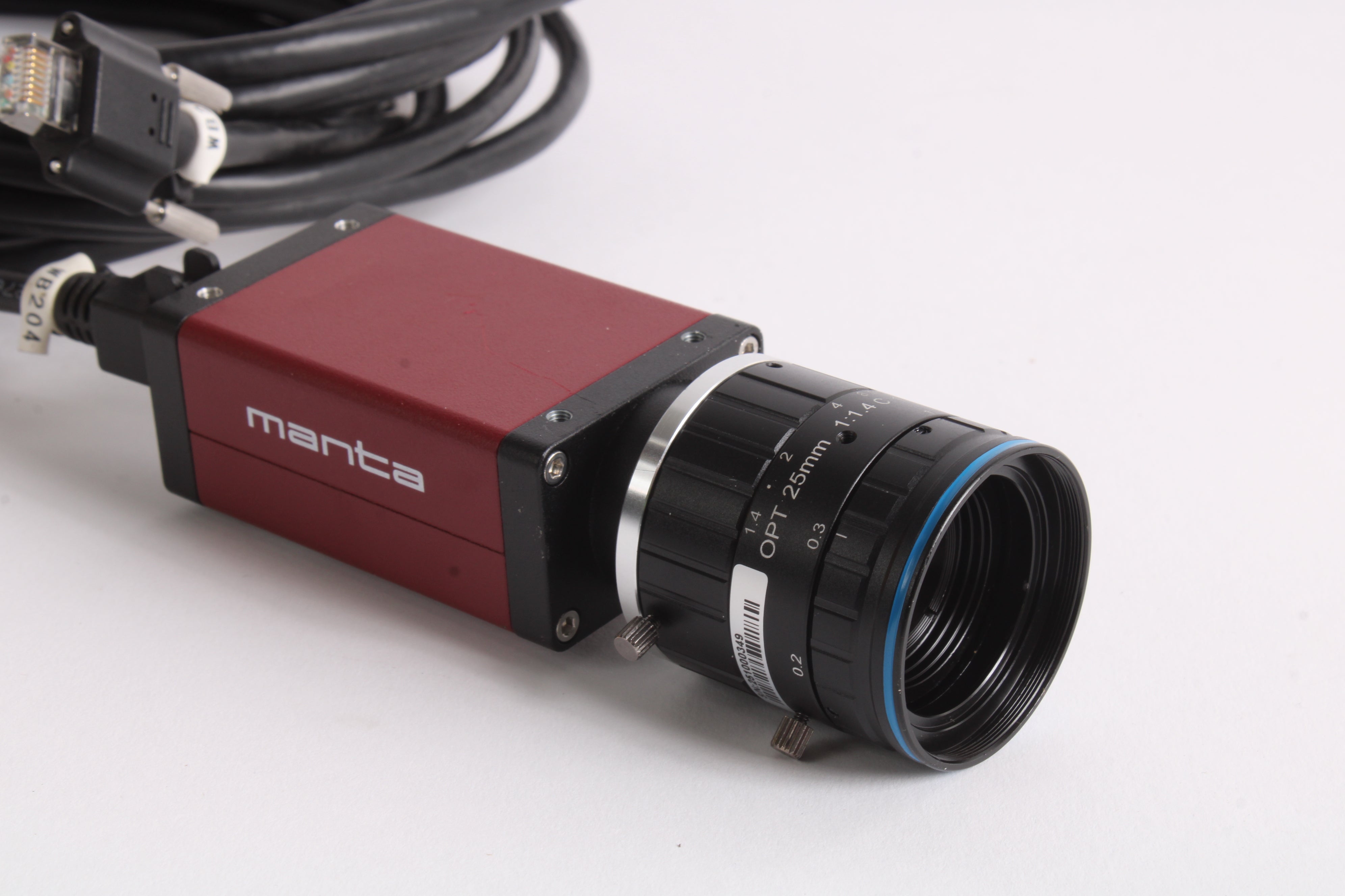 Allied Vision Manta G-895B ASG PoE GigE Camera with OPT-AC2514-10M Len ...