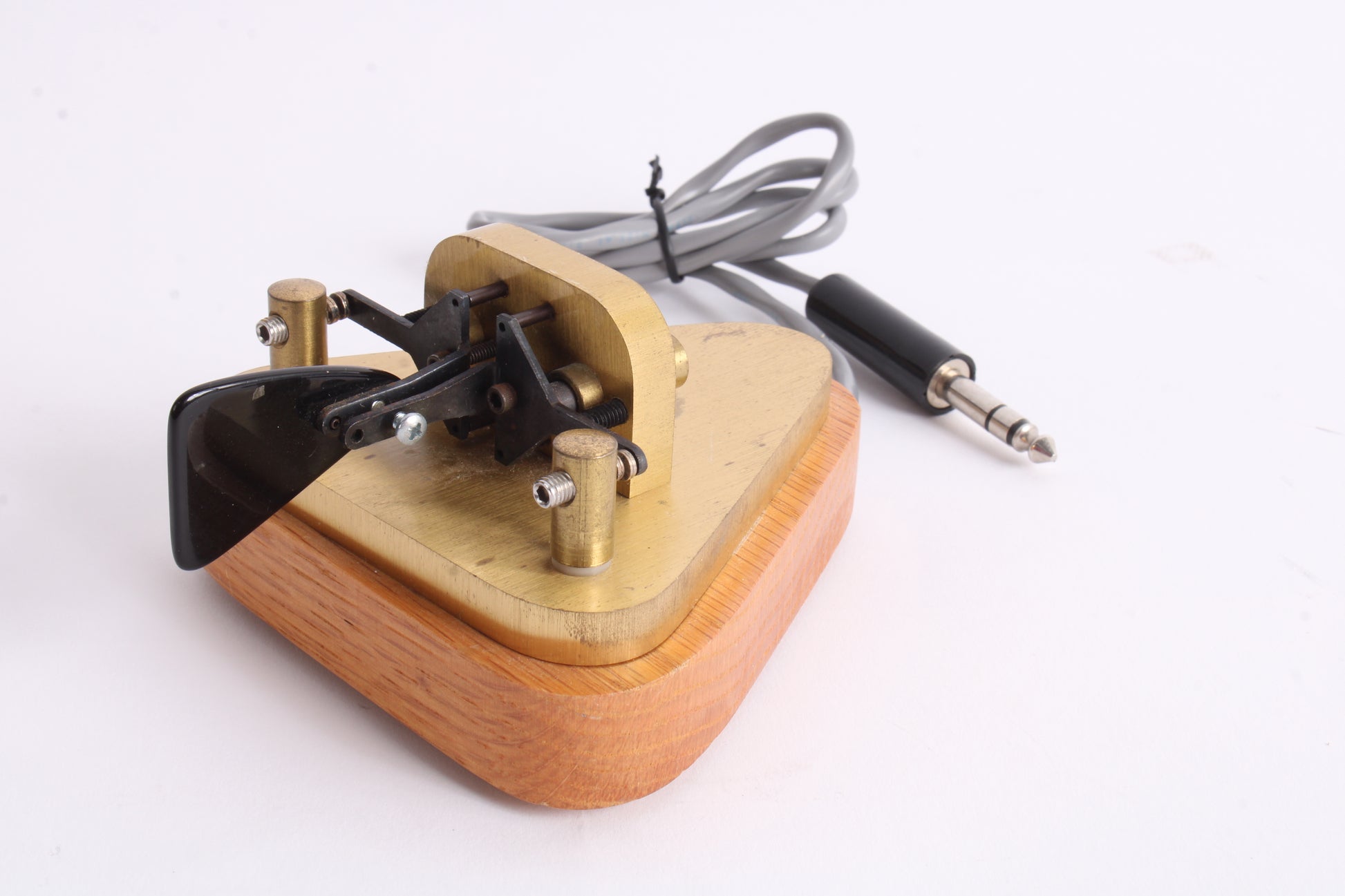 Vibroplex Brass Racer Iambic Style Keyer CW/ Morse Code - AS IS – NTC Tech