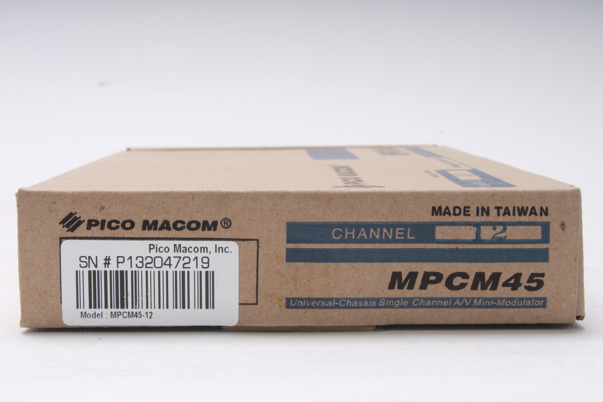 Pico Macom MPCM45-12 Universal Chassis Single A/V Mini-Modulator Chann ...