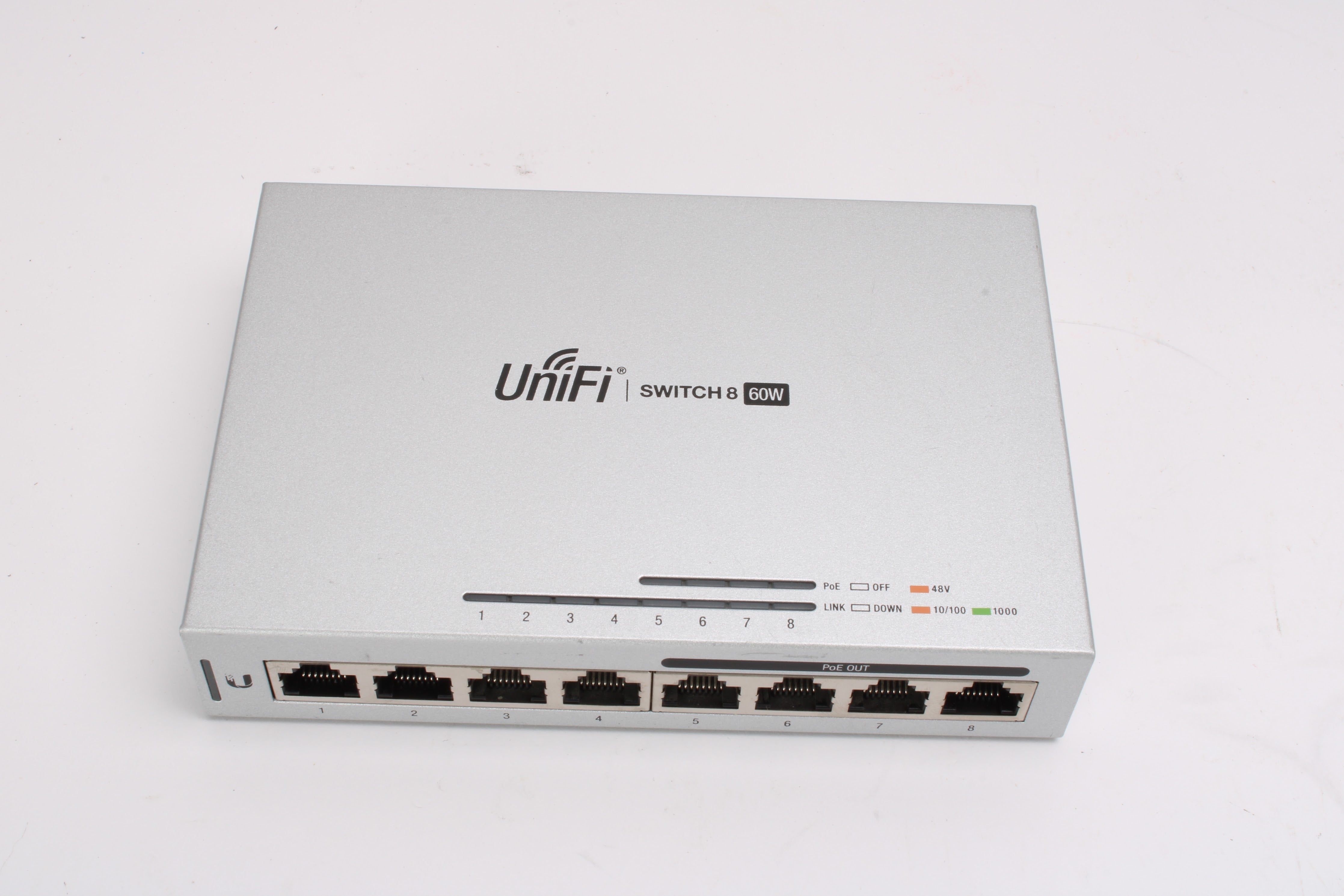 Ubiquiti UniFi US-8-60W 8-Port Managed Gigabit Switch - No Power Suppl ...
