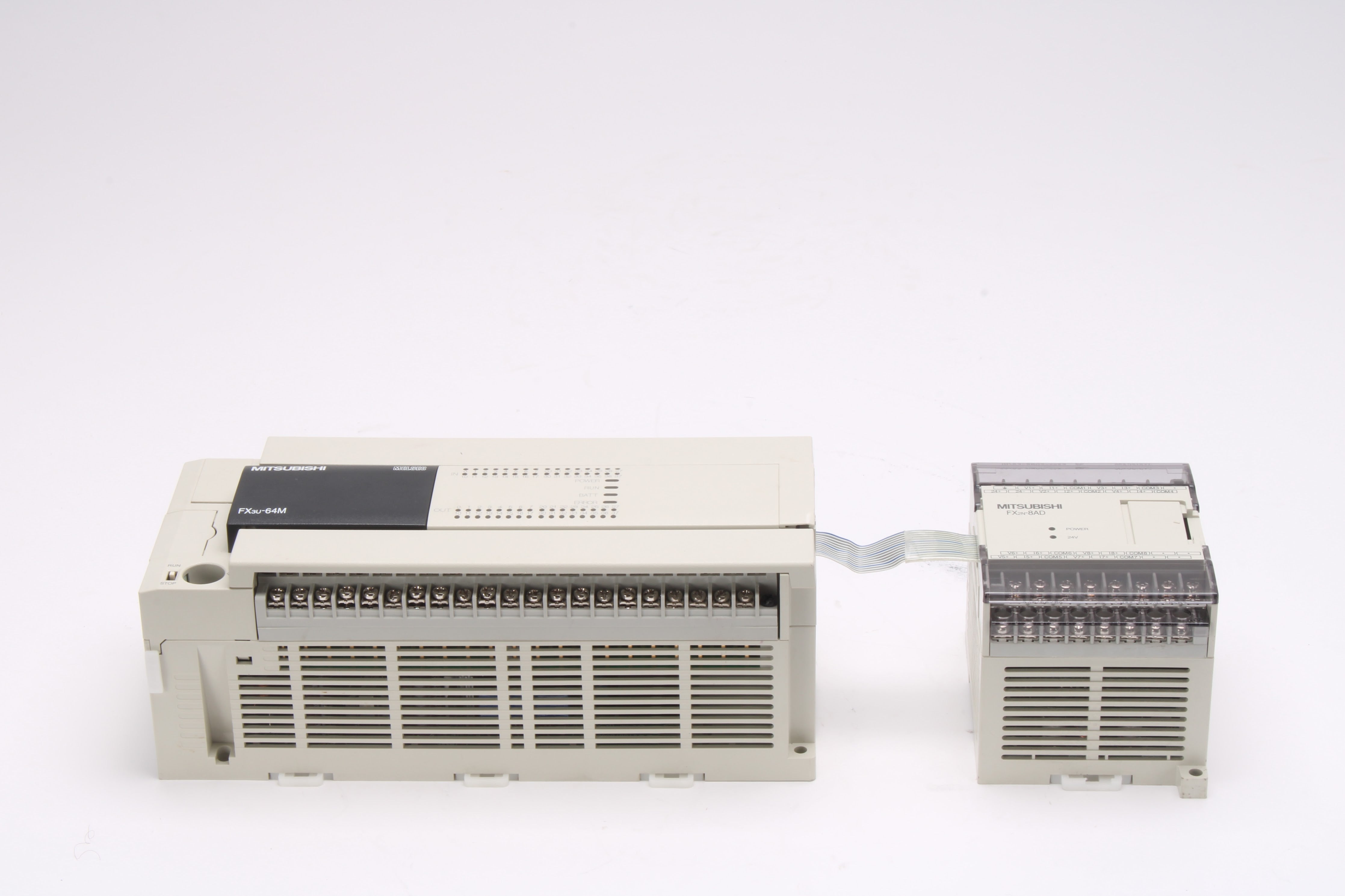 Mitsubishi FX3U-64MR/ES and FX2N-8AD Programmable Controller - Fair Co ...