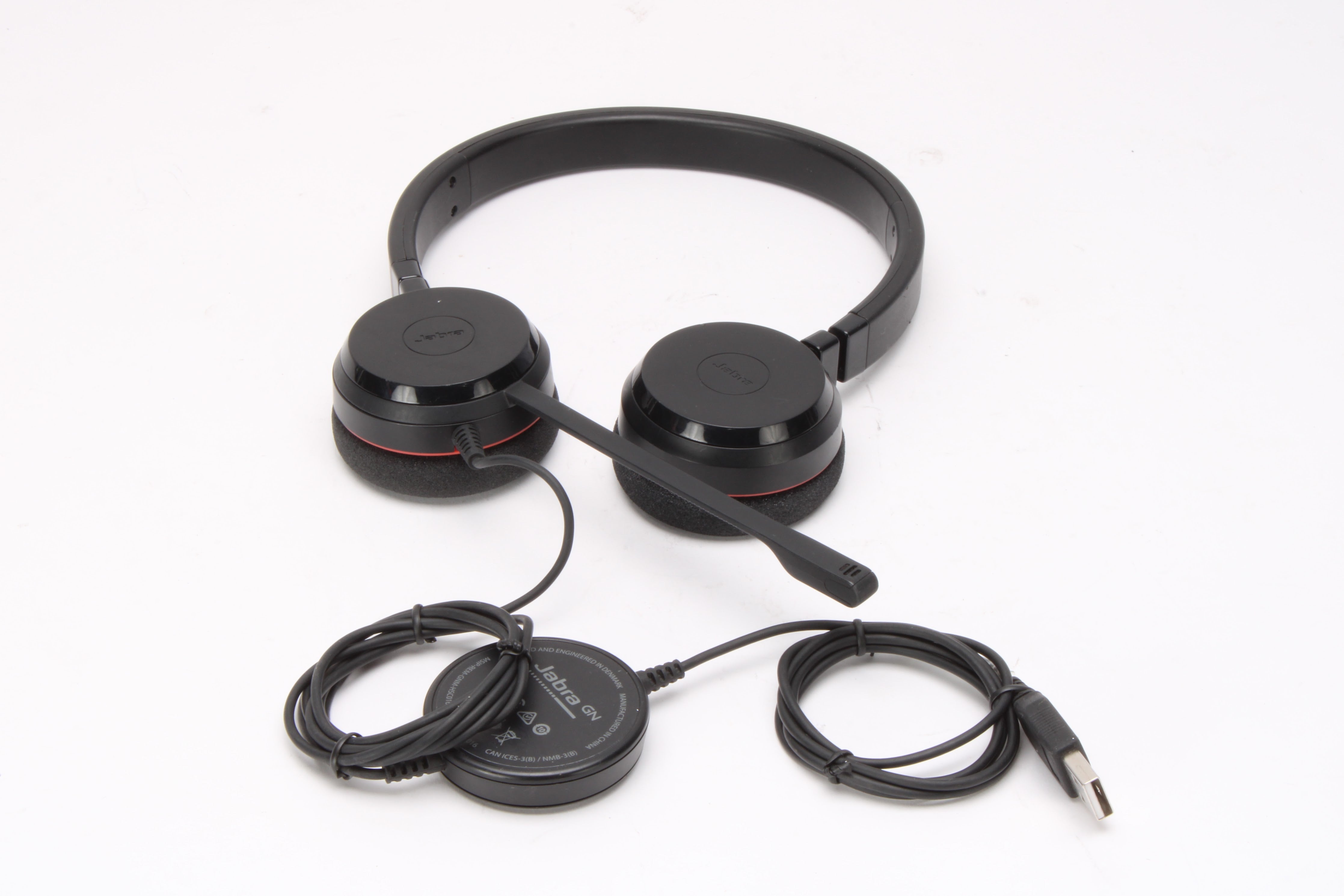 Jabra HSC016 Evolve 20 UC Wired Stereo Headset - Black – NTC Tech