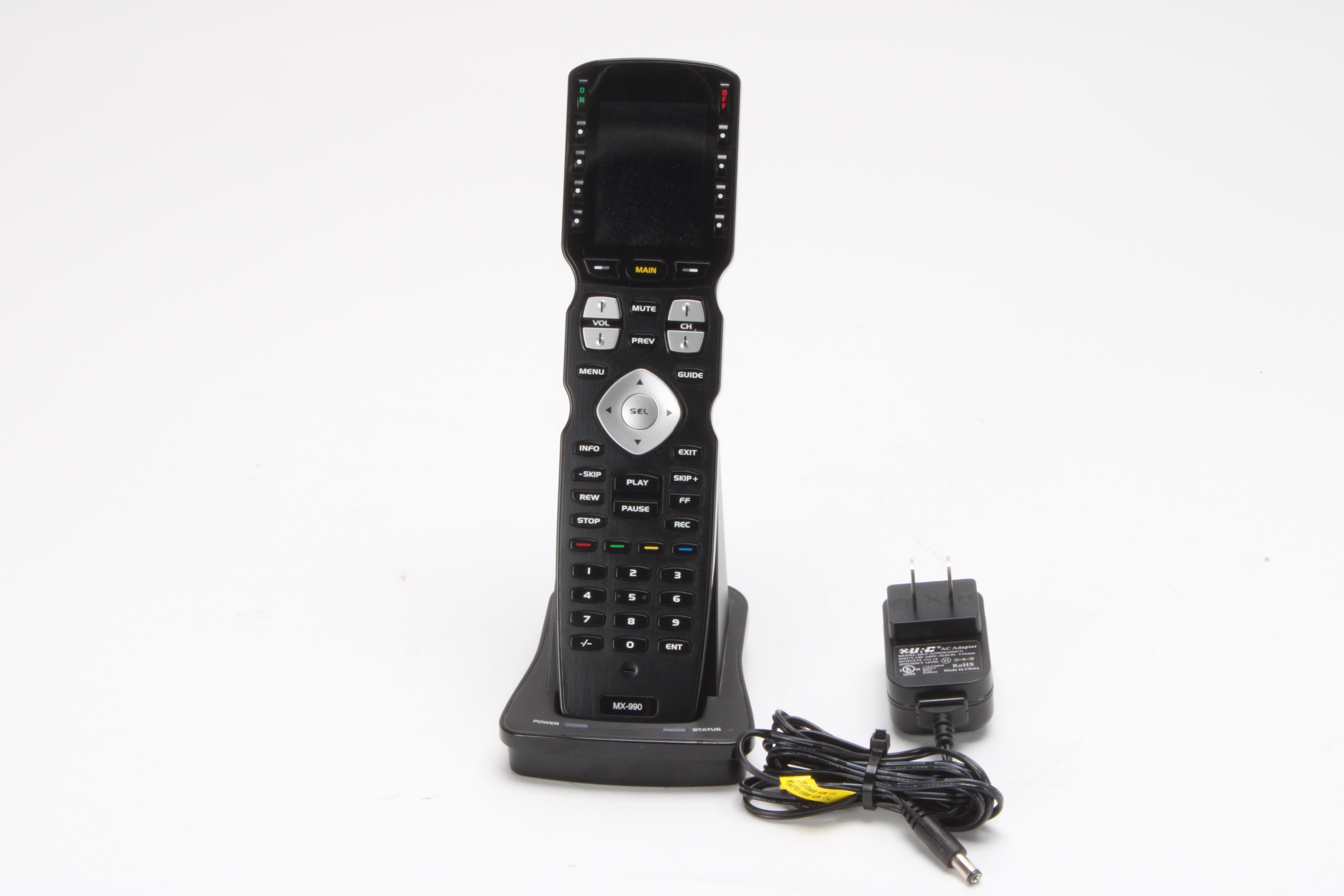 URC MX-990 Universal Remote Control With Charging Base and Power Suppl ...