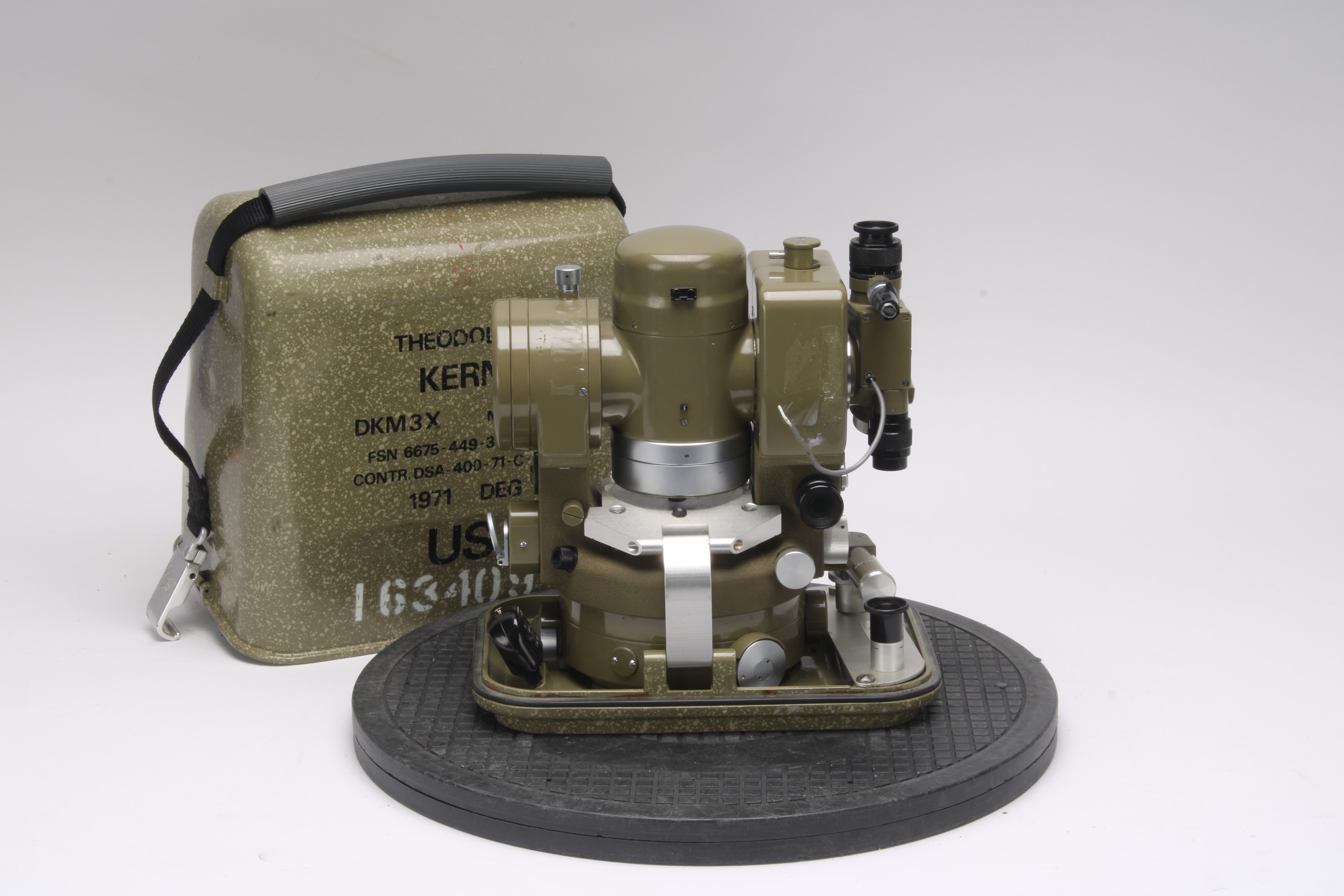 Kern Swiss Theodolite DKM3X Theodolite Surveyor With Case - Fair Condi ...