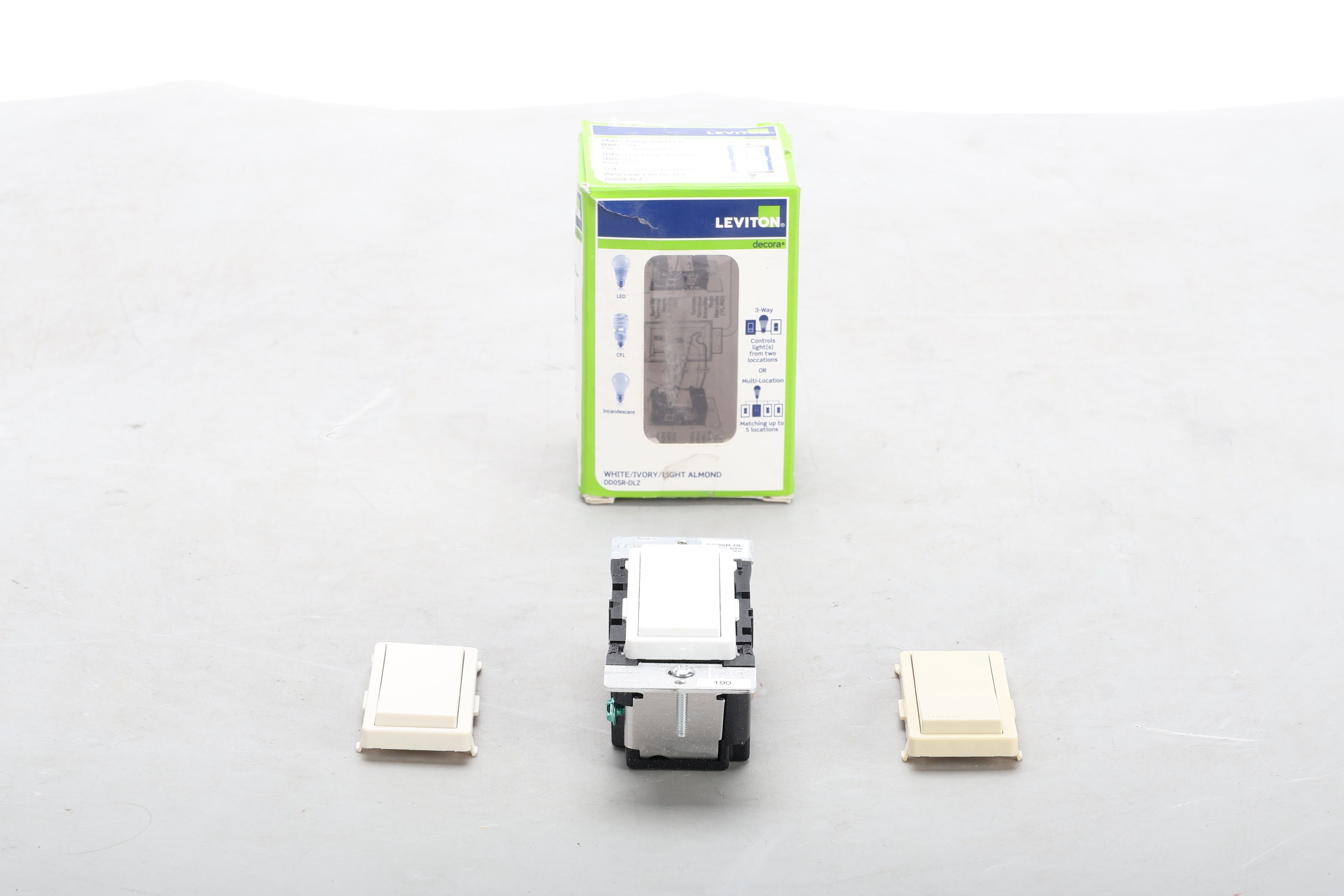 Leviton DD0SR-DLZ Decora Matching Switch Remote 001-DD0SR-DLZ – NTC Tech