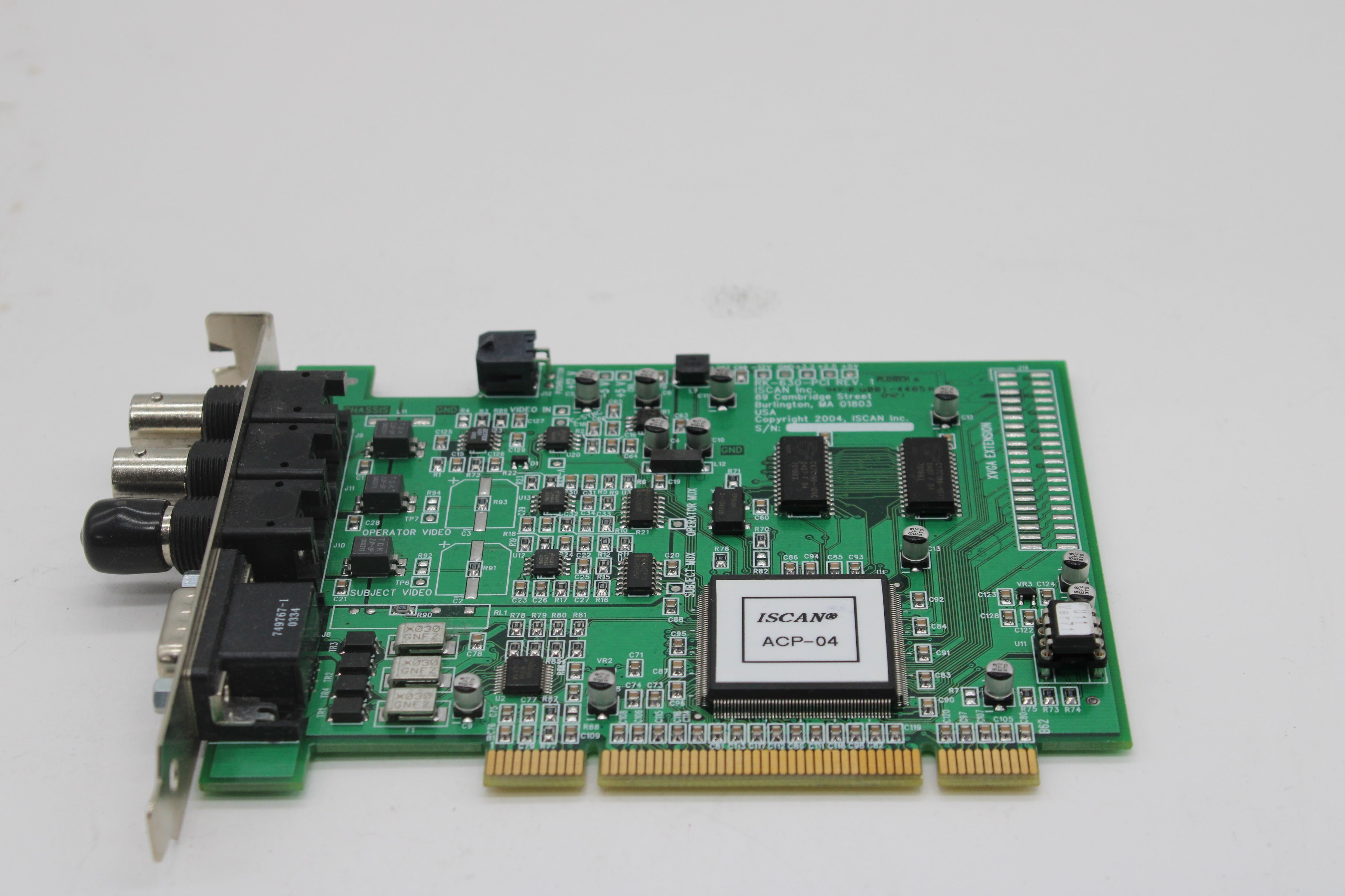 Iscan RK-630-PCI Real Time Eye Position Scanner Interface Card – NTC Tech