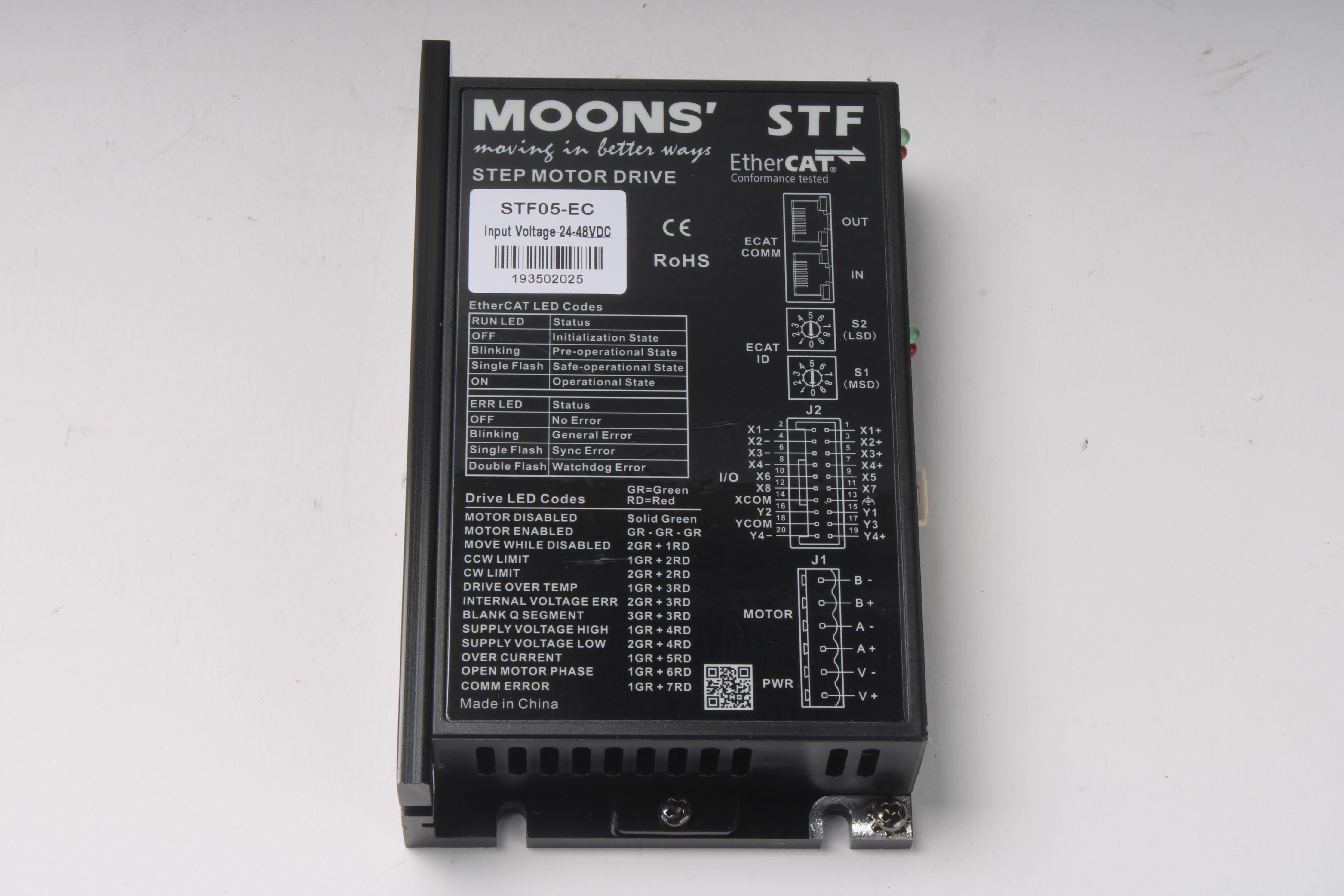 Moons' STF05-EC Step Motor Drive – NTC Tech