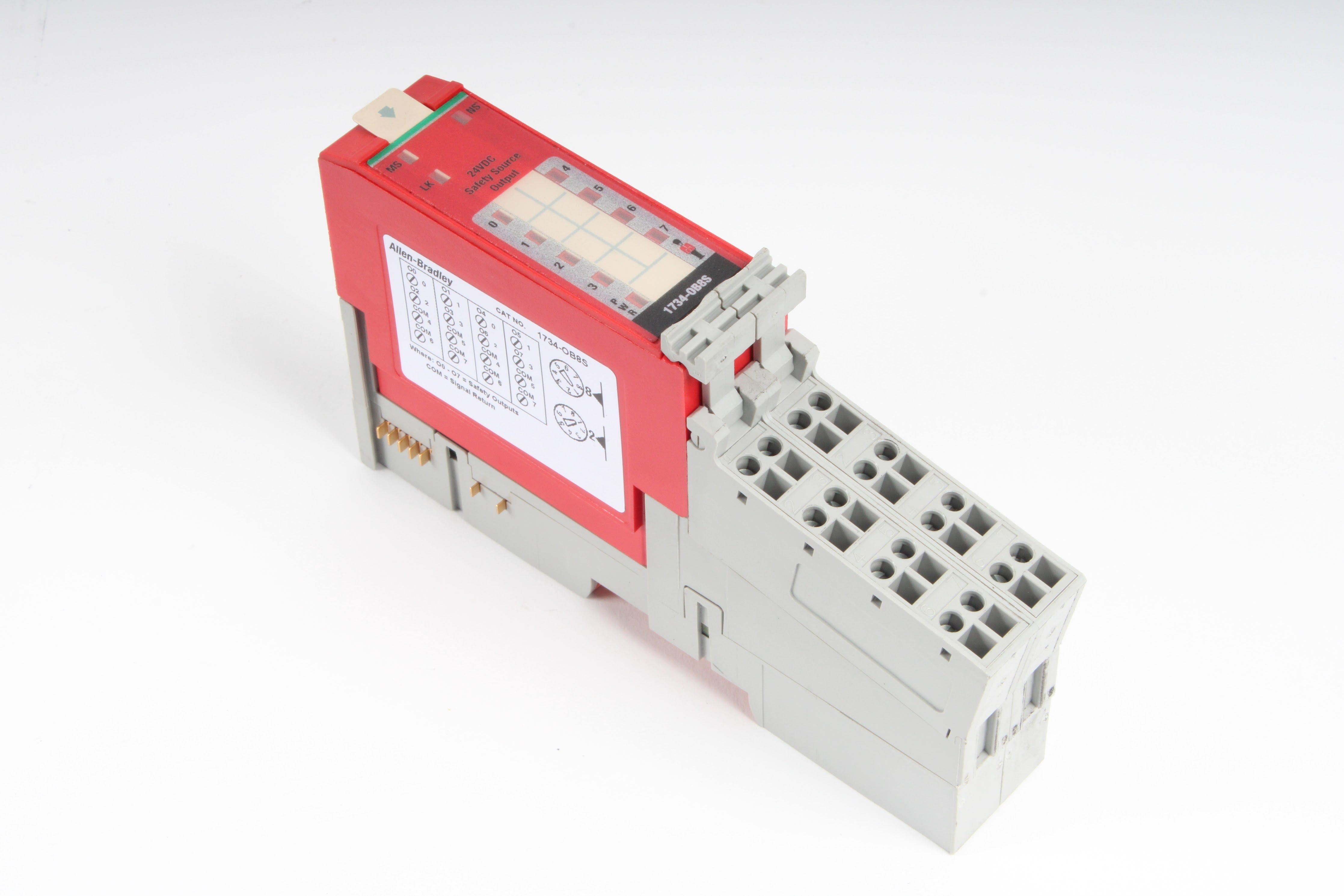 Allen Bradley 1734-OB8S 8-Ch Safety Sourcing Output 31815,2x 1734-MB,2 ...