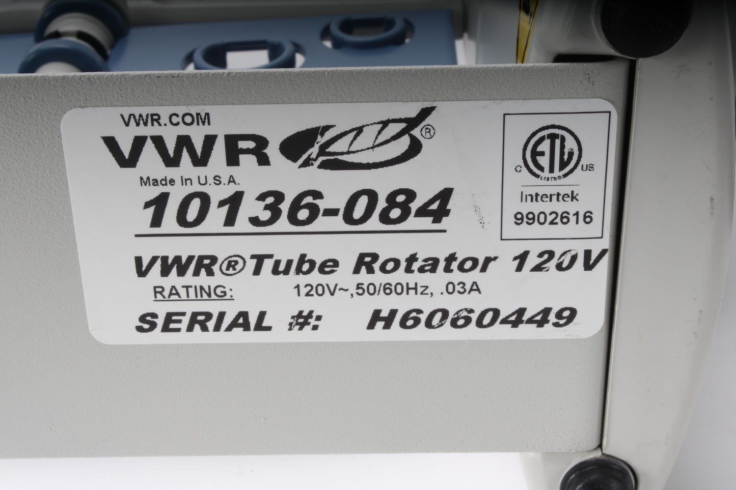VWR 10136-084 Tube Rotator and Rotisseries – NTC Tech