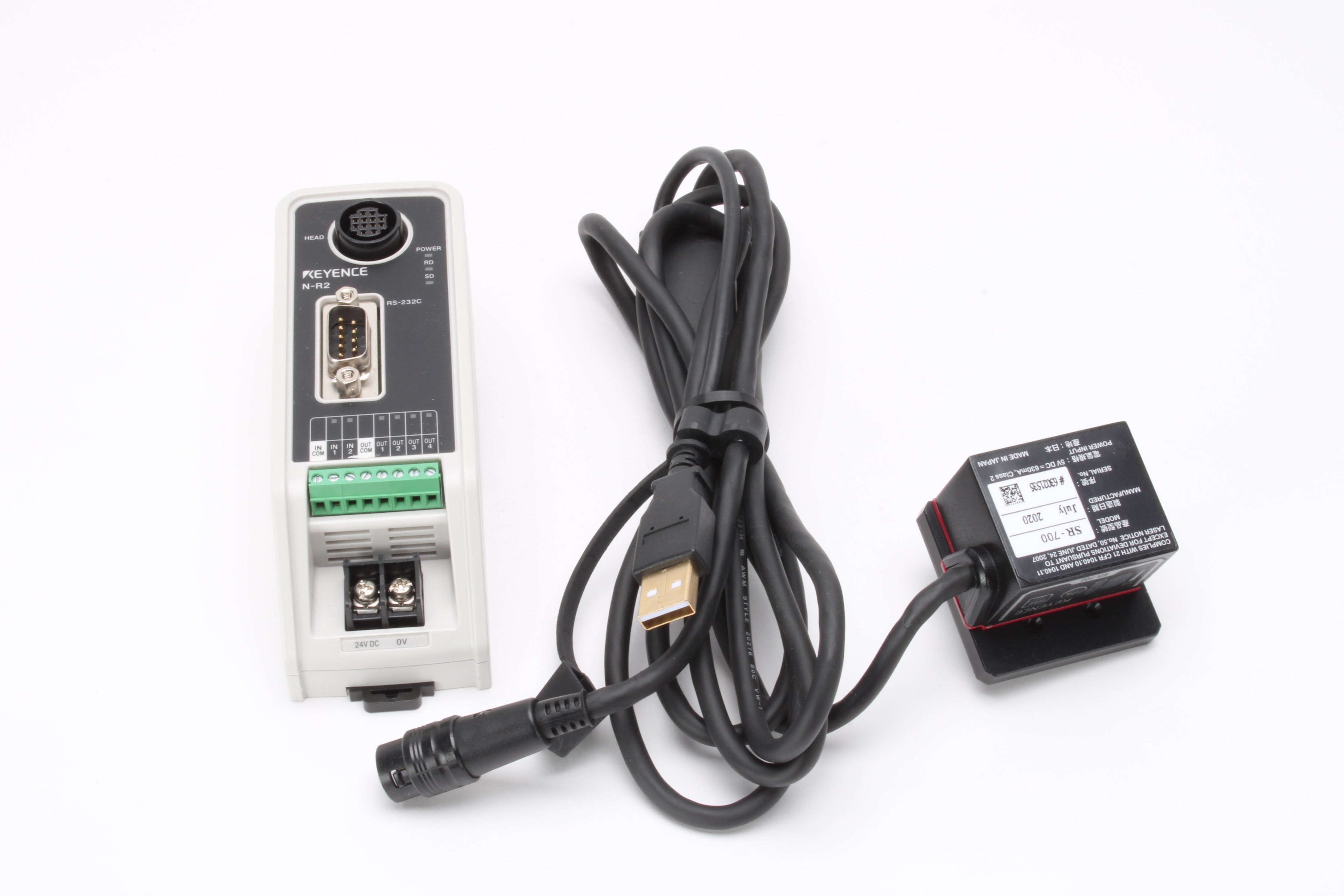 Keyence SR-700 Code Reader With Keyence N-R2 Communication Interface ...
