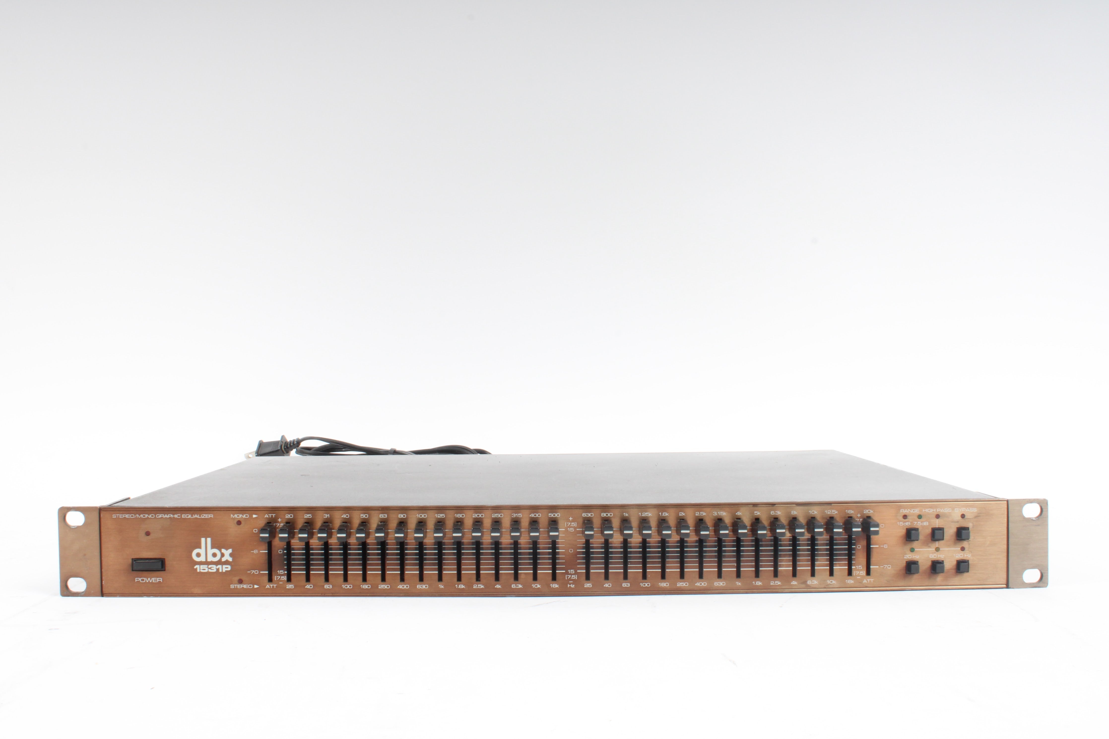 DBX 1531 Pro Stereo / Mono Graphic Equalizer With Rack Ears – NTC Tech