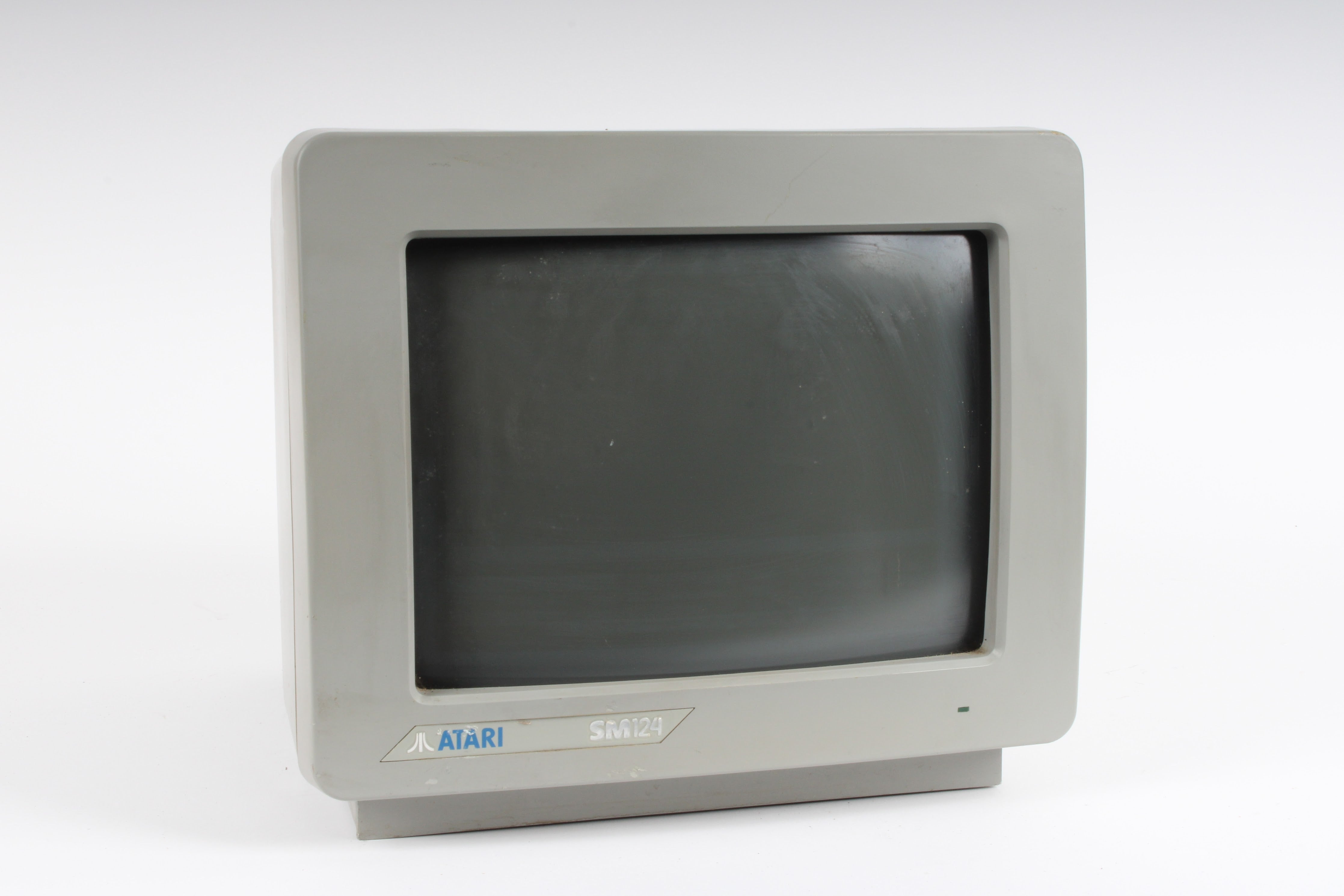 Atari SM124 Computer CRT Monitor Monochrome Display - Fair Condition ...