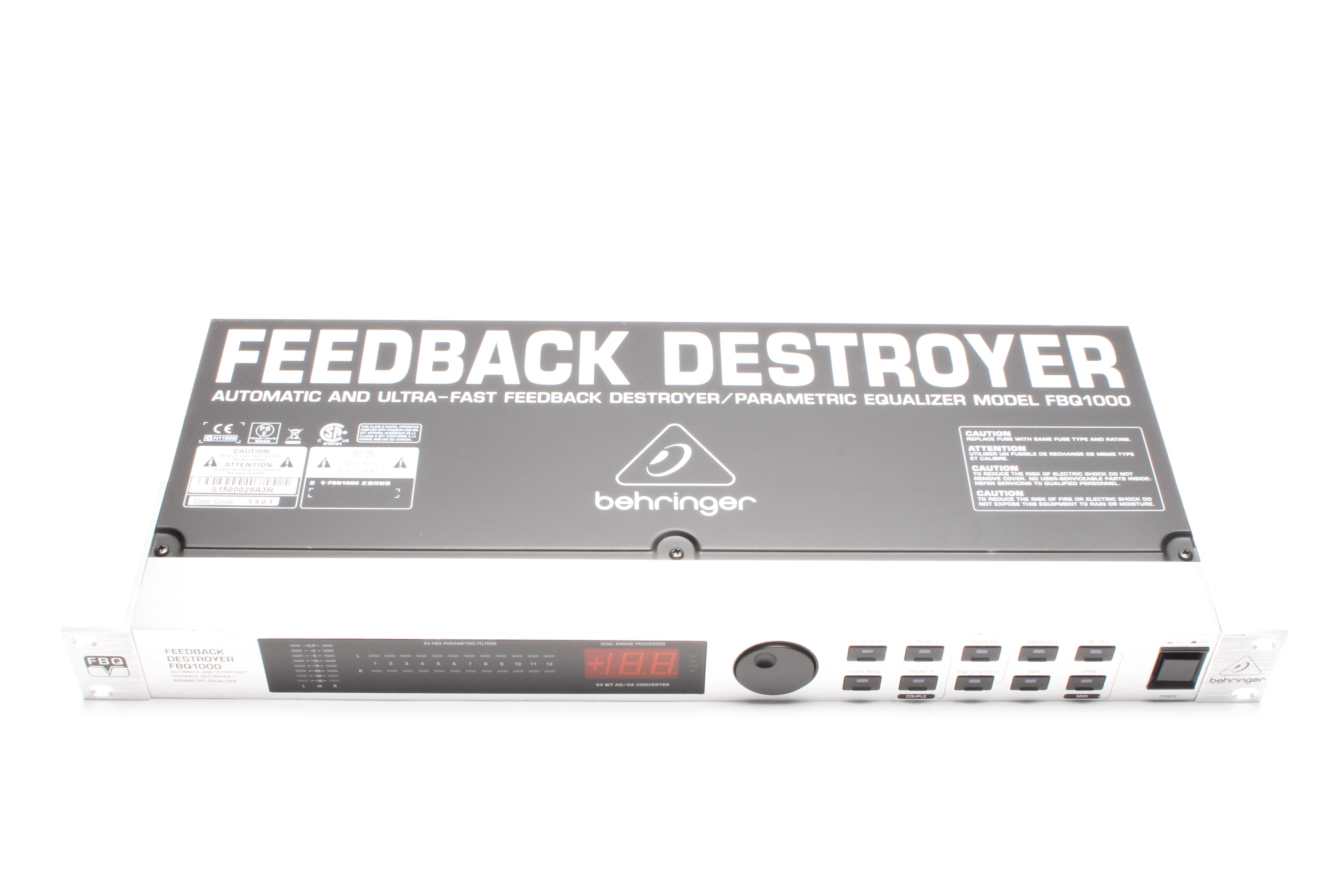 Behringer FBQ1000 2-Channel Automatic Feedback Destroyer – NTC Tech