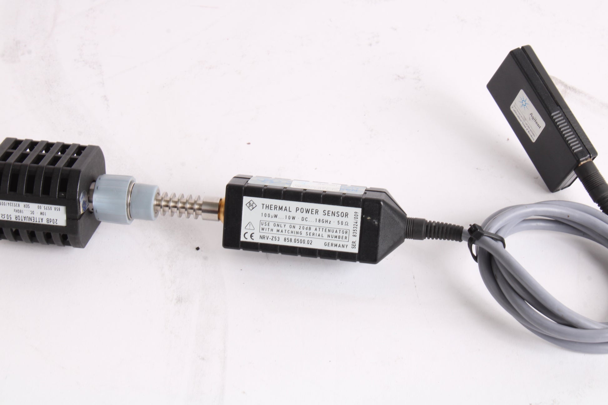 Rohde & Schwarz NRV-Z53 Thermal Power Sensor 18Ghz 50 OHM & 10W 20dB A ...